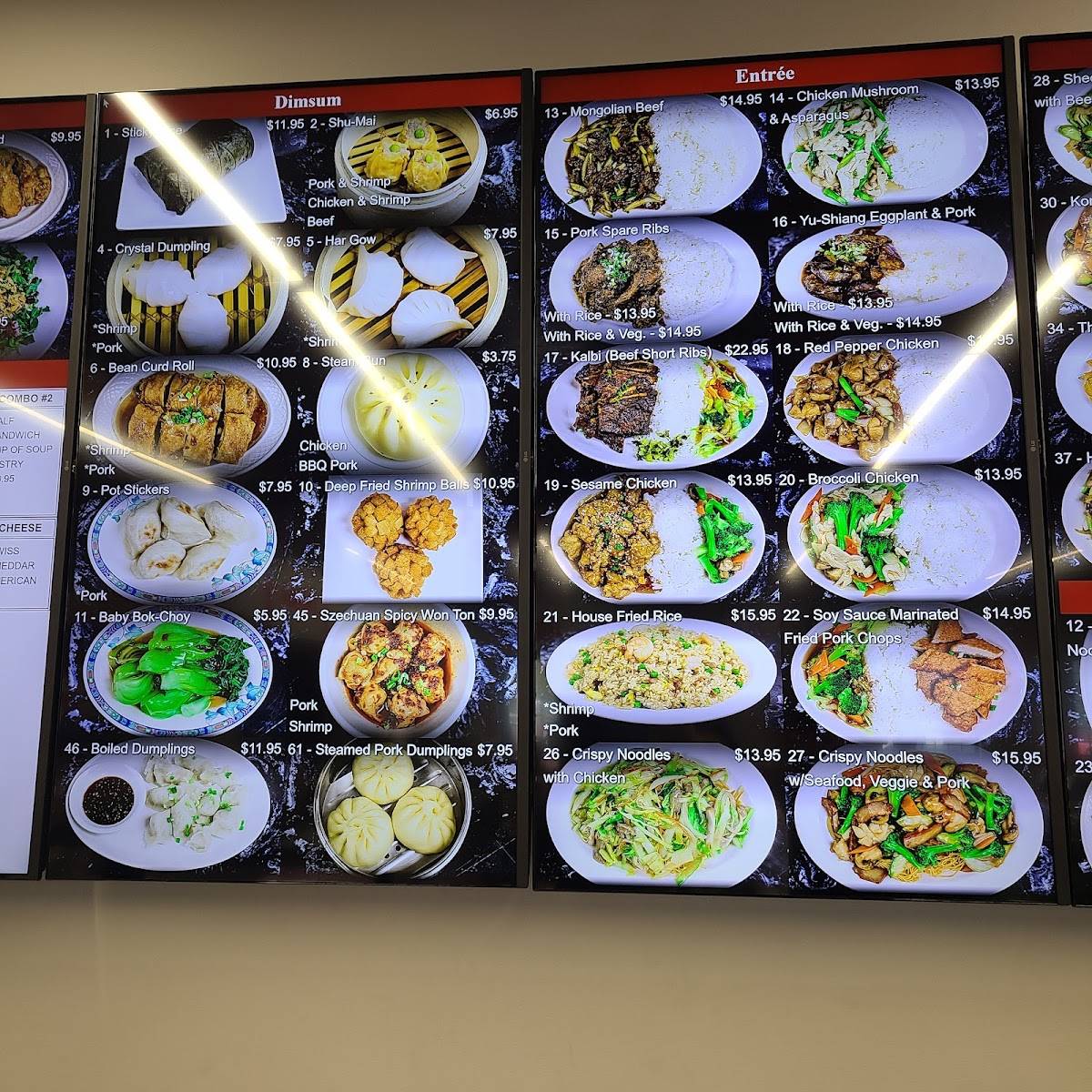 Menu at Charlie's Bakery & Chinese Restaurant, Anchorage