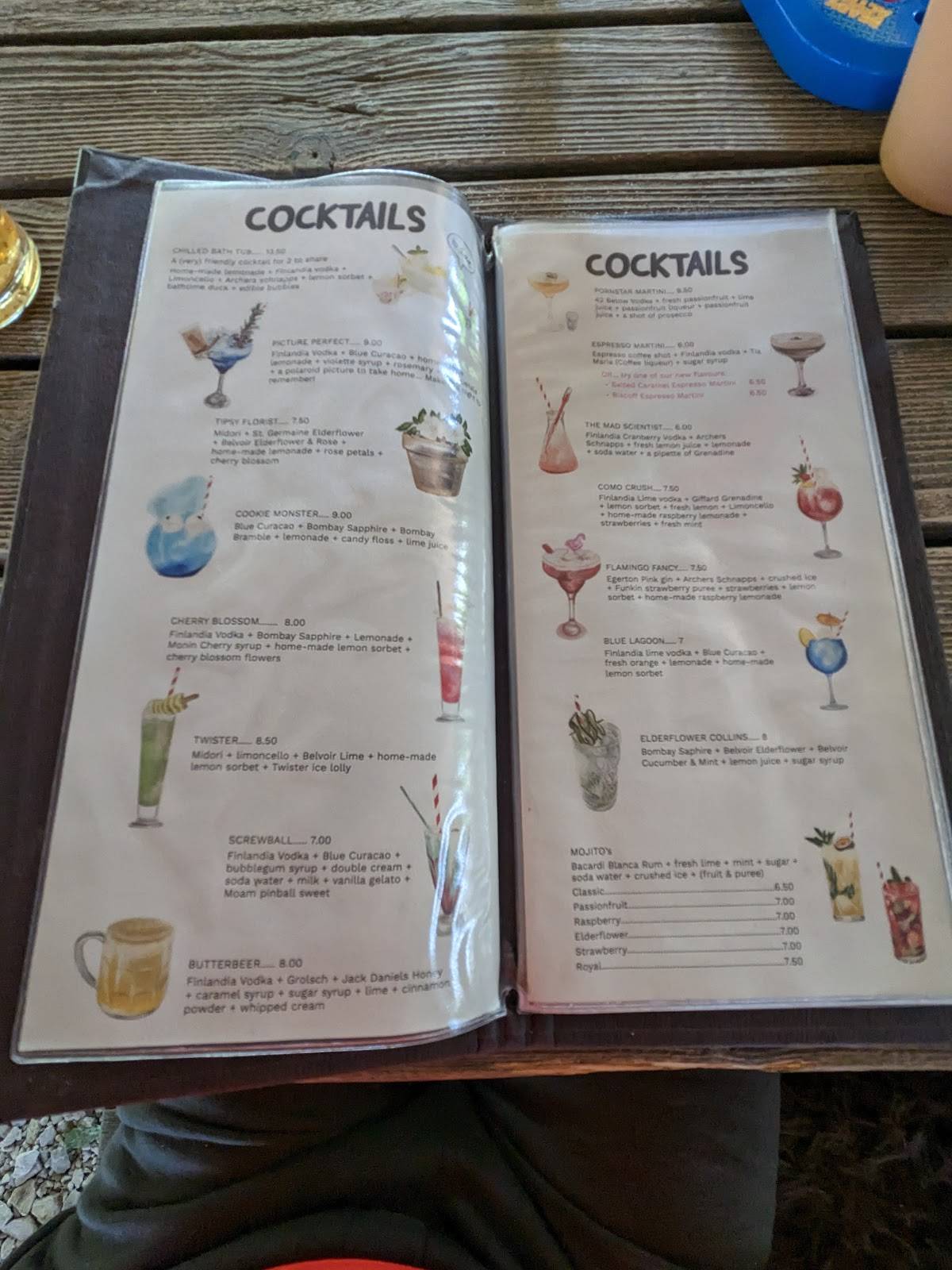 Menu at The Hunloke Arms restaurant, Chesterfield, Derby Rd