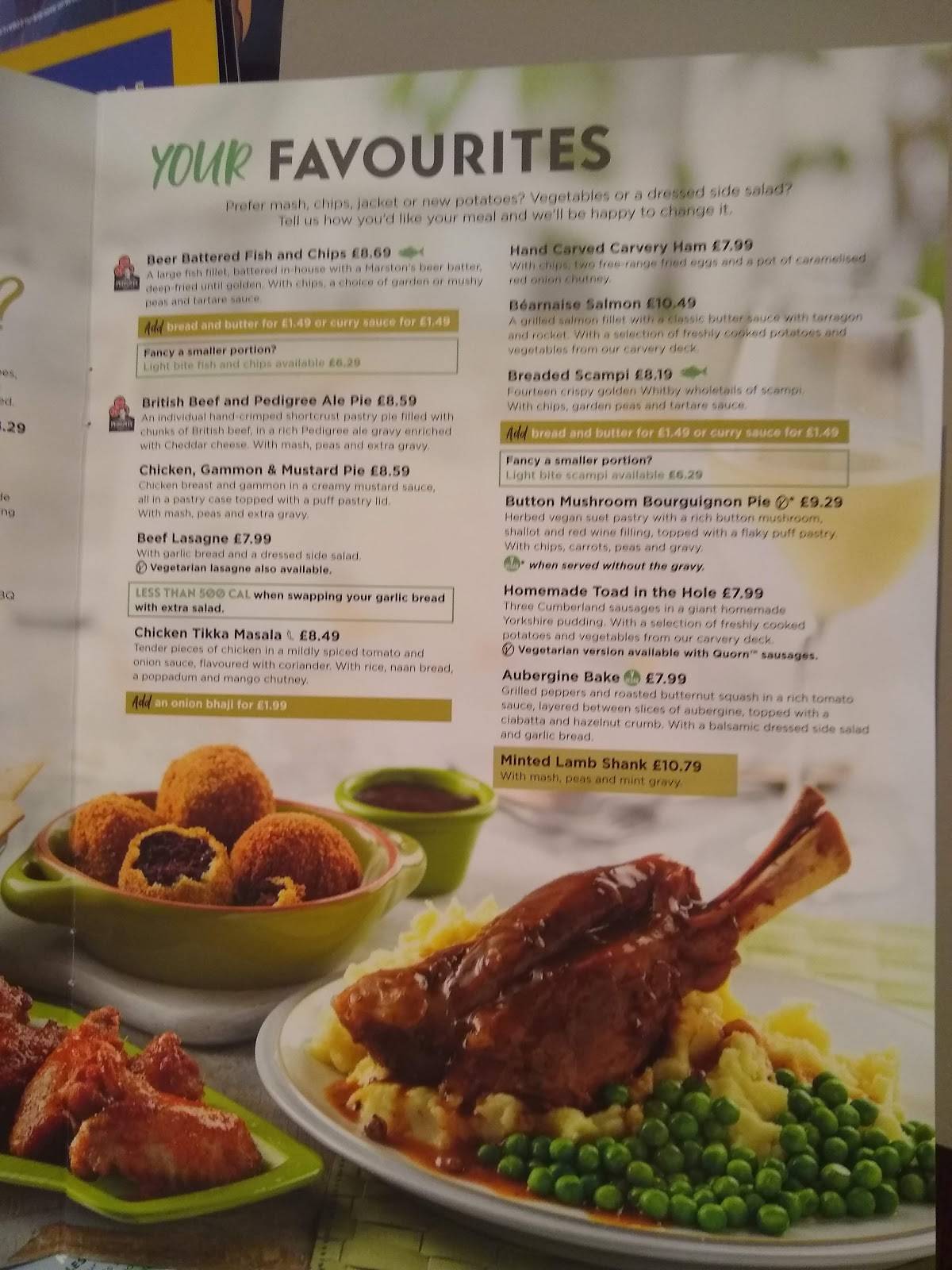 Menu at Copper Coast pub & bar, Camborne