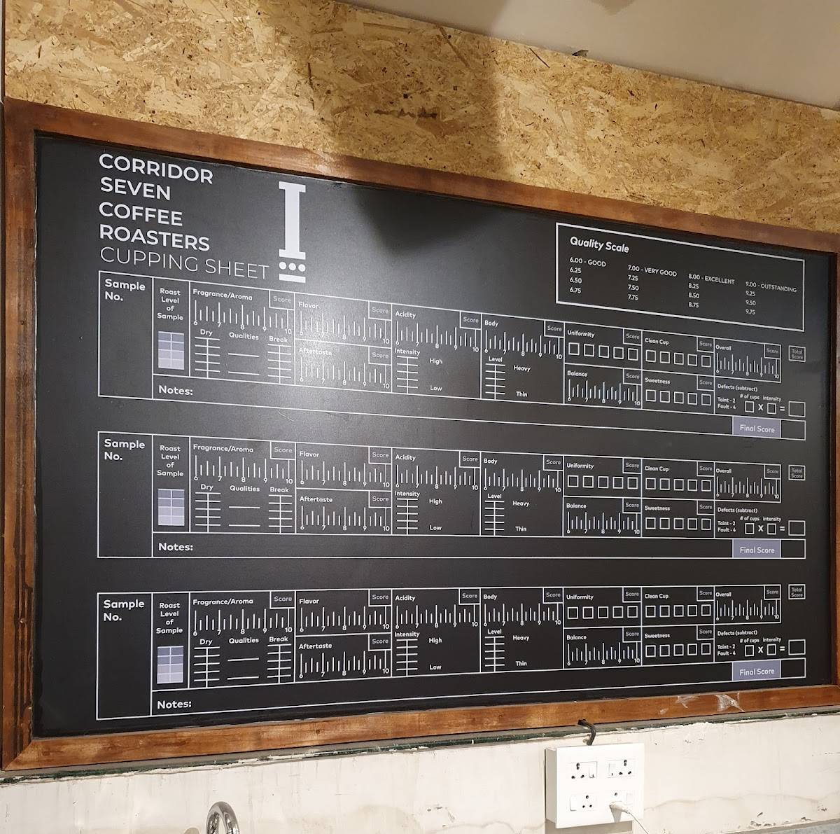 Menu at Corridor Seven Coffee Roastery/Standing Room, Nagpur