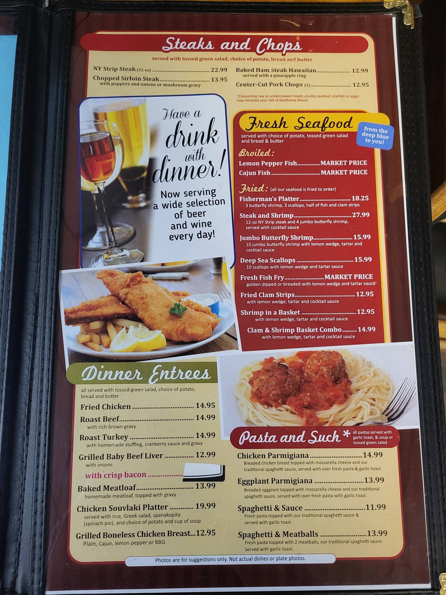 Menu at Country Club Family Restaurant, Medina