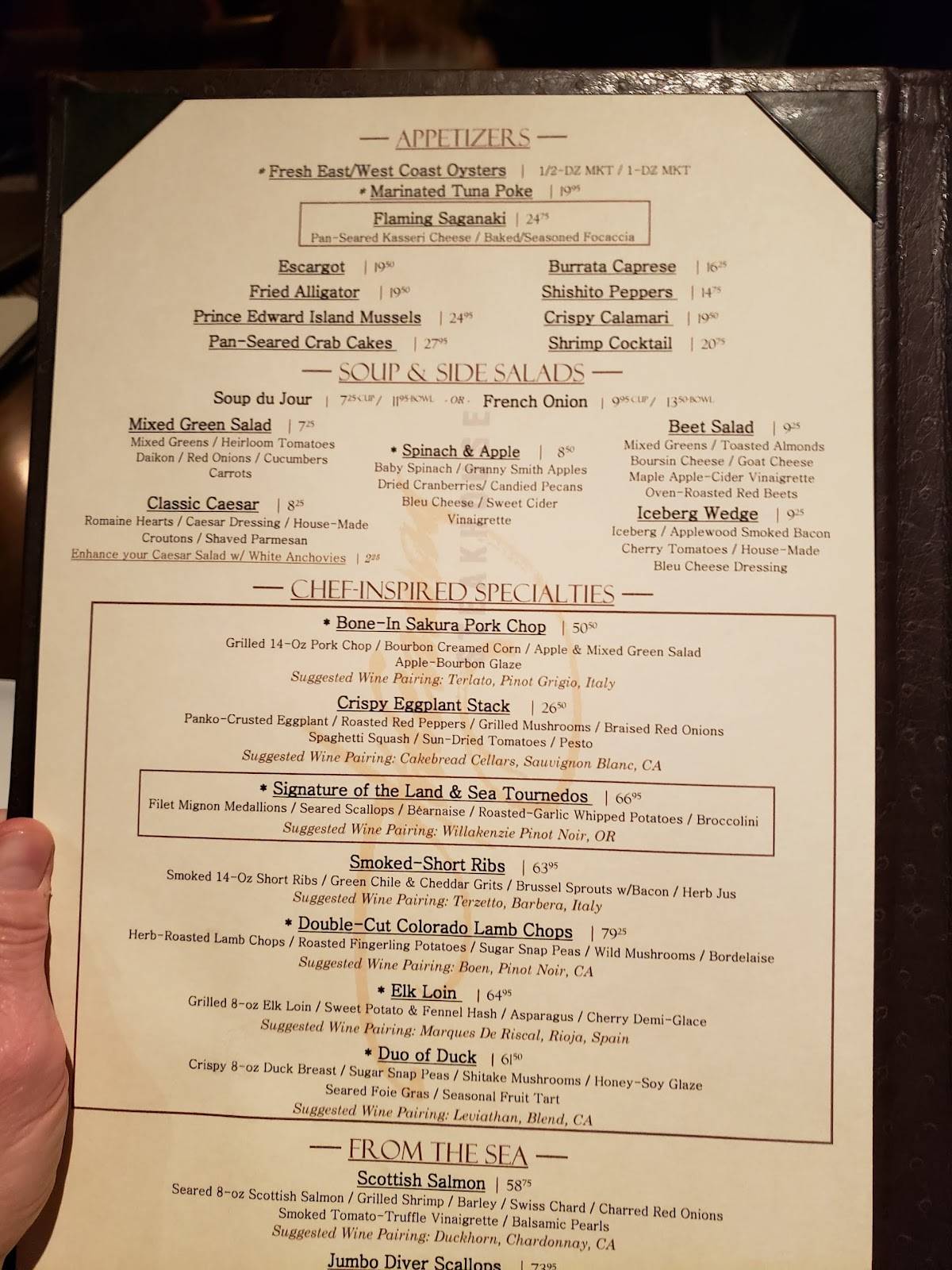 Menu at Hideaway Steakhouse, Westminster, W 112th Ave