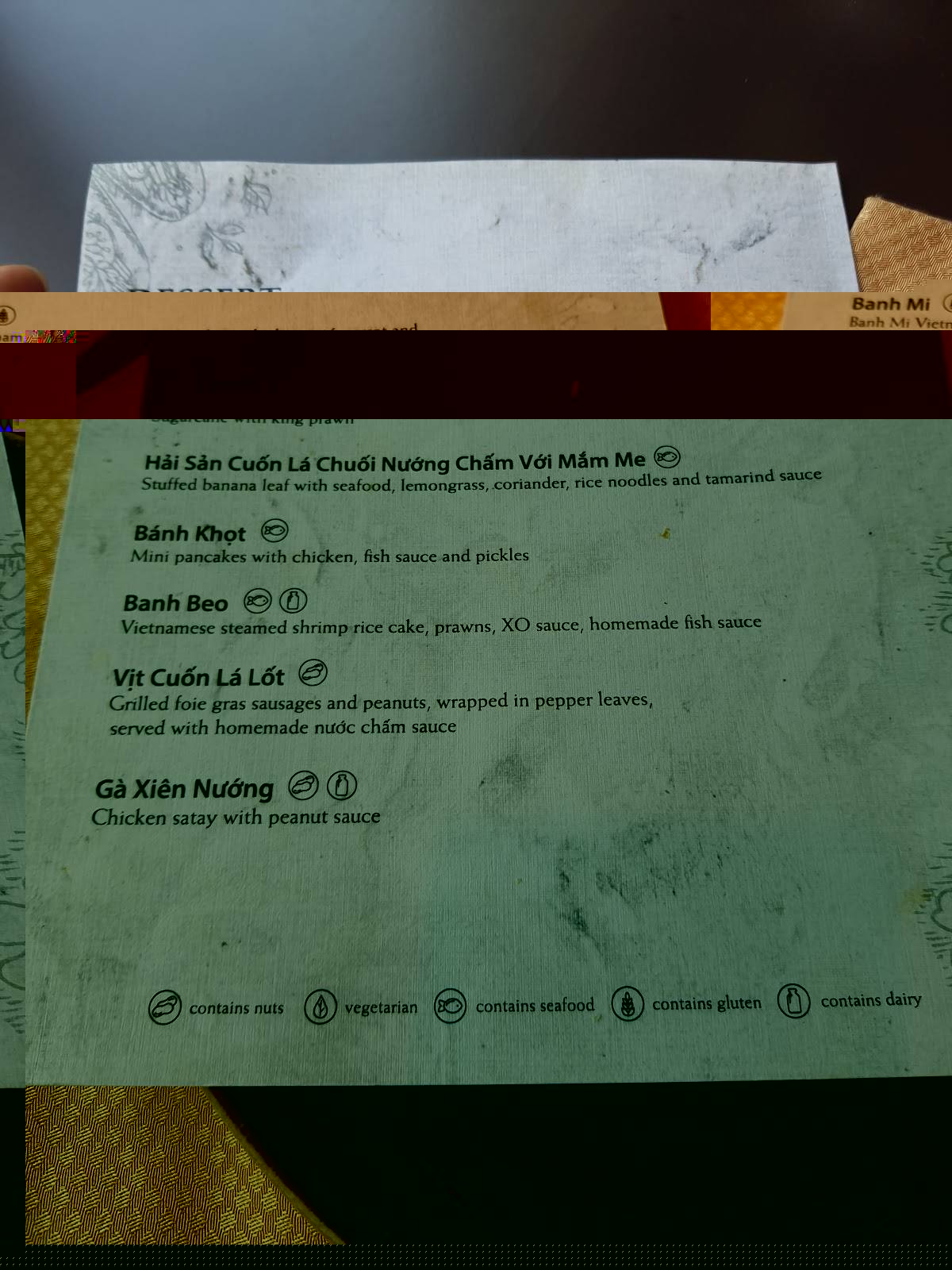 Menu at Hoi An Restaurant, Dubai, Level 1