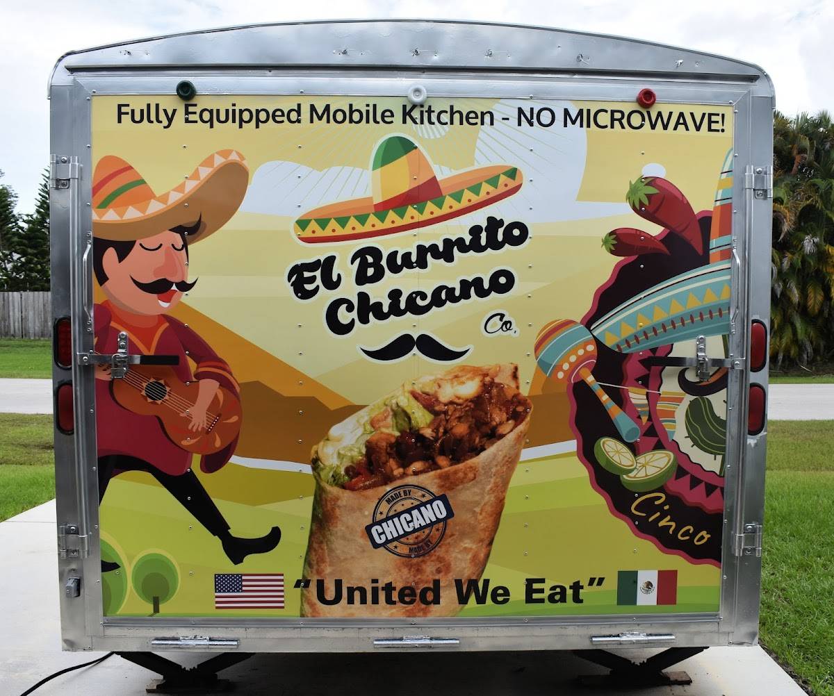 Menu at El Burrito Chicano restaurant, Fort Pierce, W Midway Rd
