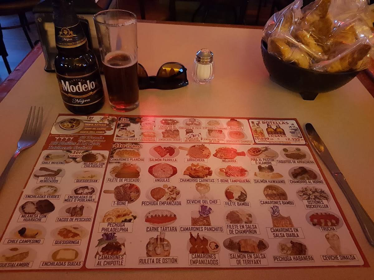 Carta del pub y bar El Desván Montevideo, Ciudad López Mateos, Nte. 25-A 73