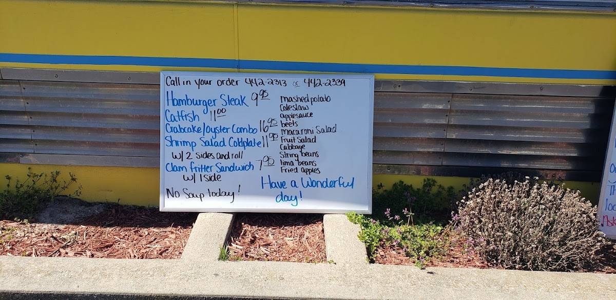 Menu at Exmore Diner restaurant, Exmore, Main St