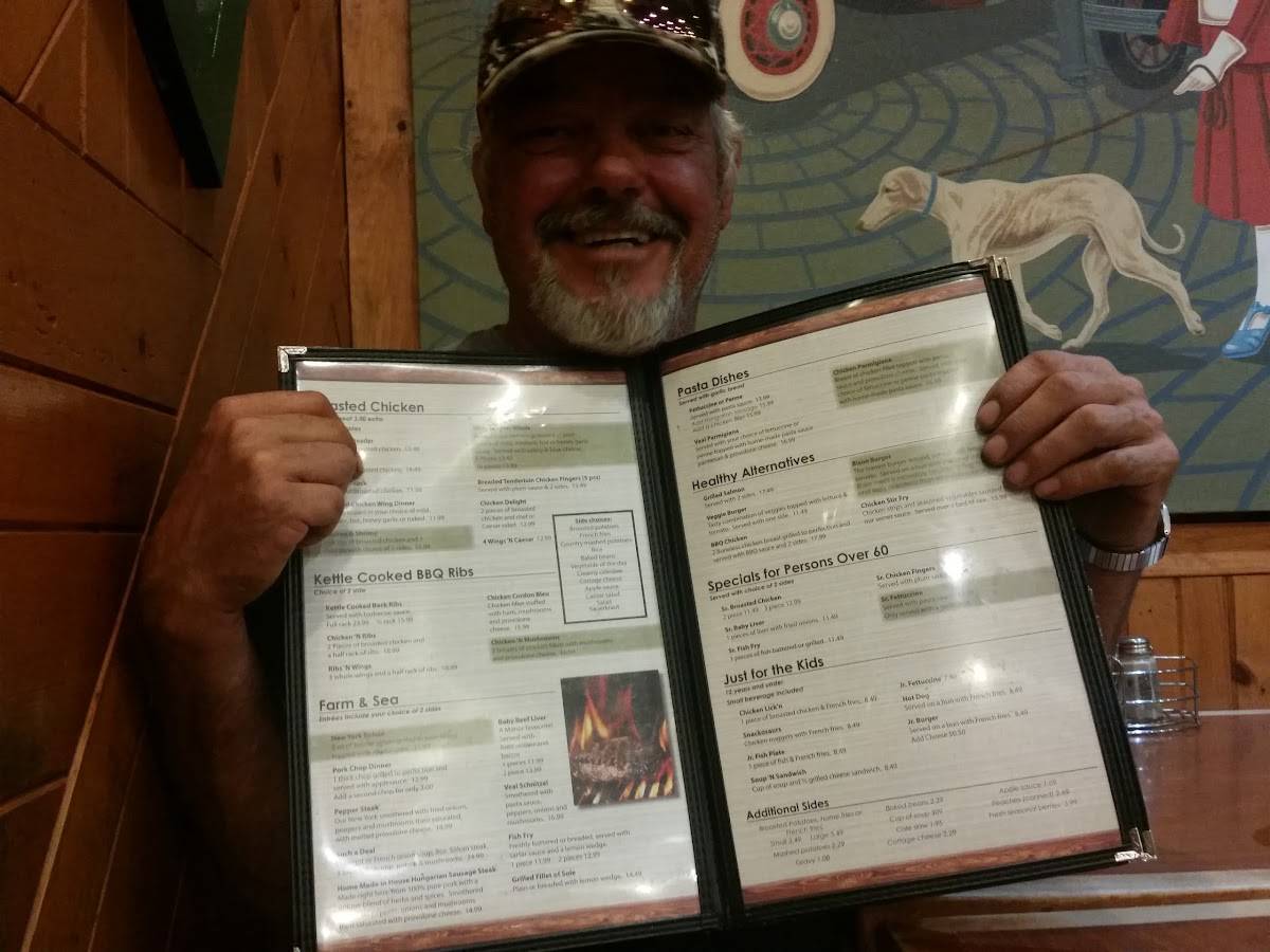 Menu at Falls Manor Restaurant, Niagara Falls