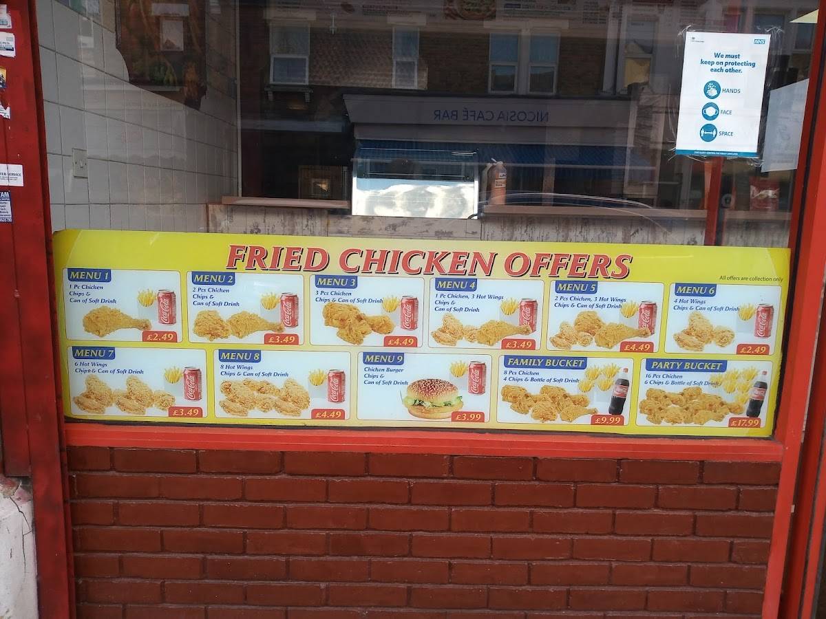 Menu at Espresso Pizza fast food, London, 110 Myddleton Rd