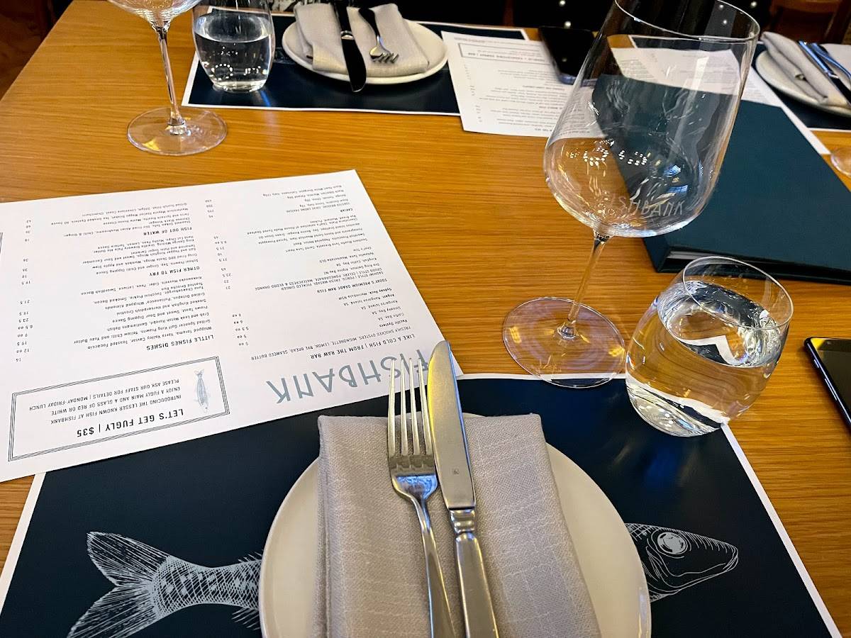 Menu at Fishbank Bar & Grill, Adelaide