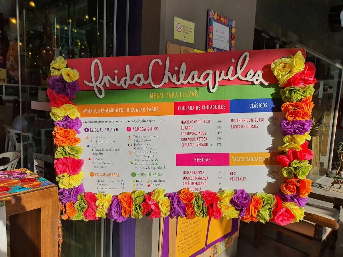 Carta del restaurante Frida Chilaquiles Cumbres, Monterrey, Av. Paseo ...