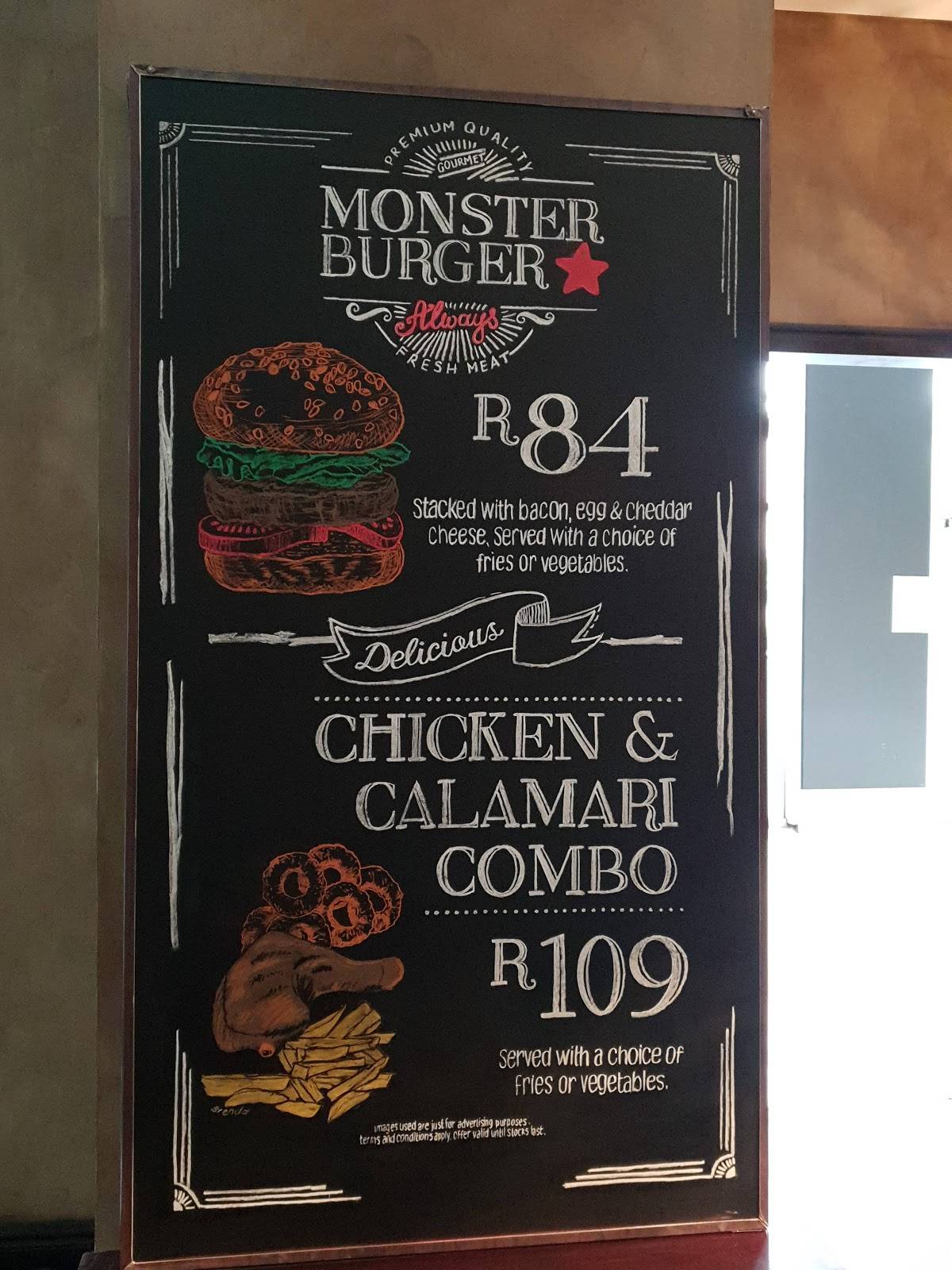 Menu at Galaxy Grill restaurant, Umhlanga, F5-G9