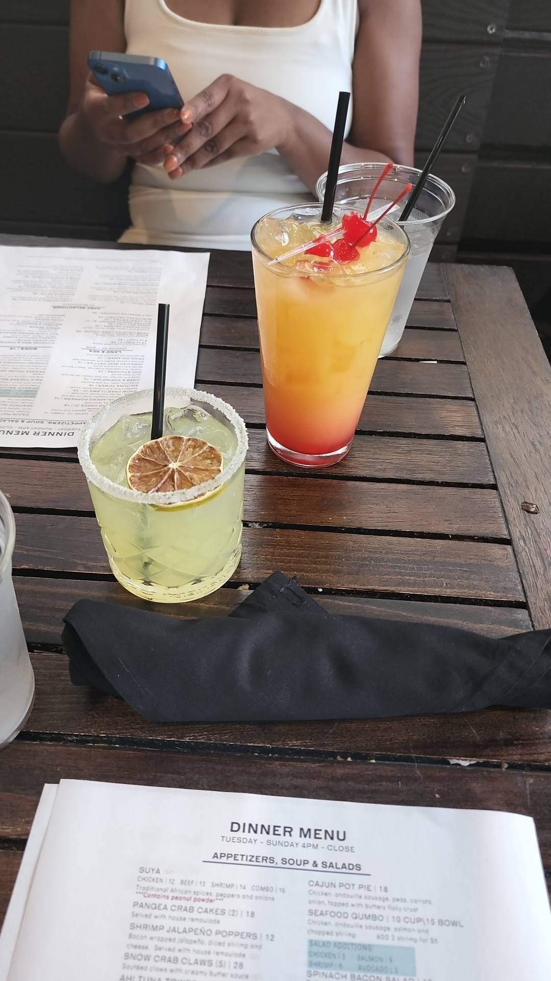 Carta de Pangea Restaurant & Bar, Garland