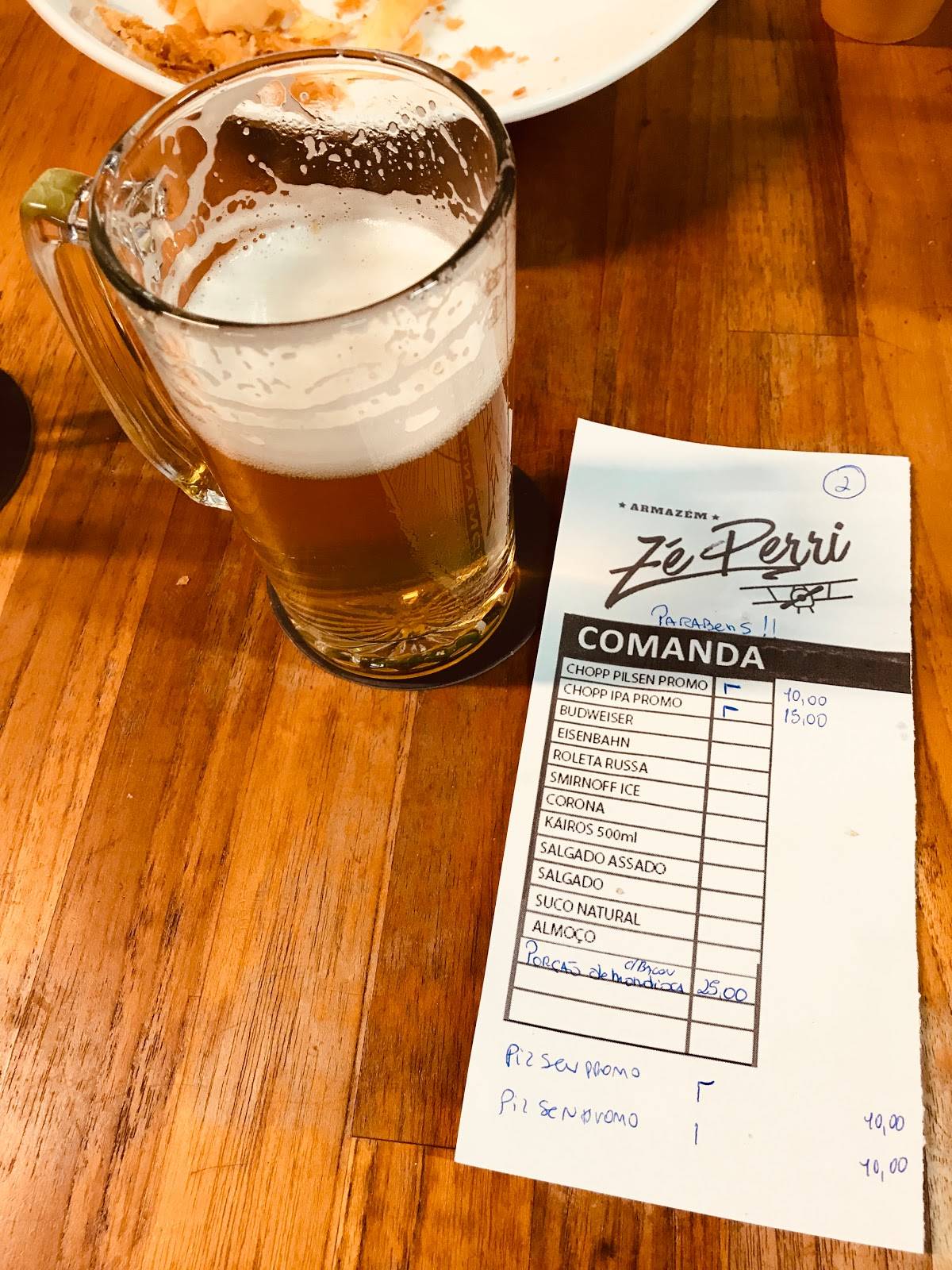 Menu em Gastrobar Zé Perri, Florianópolis