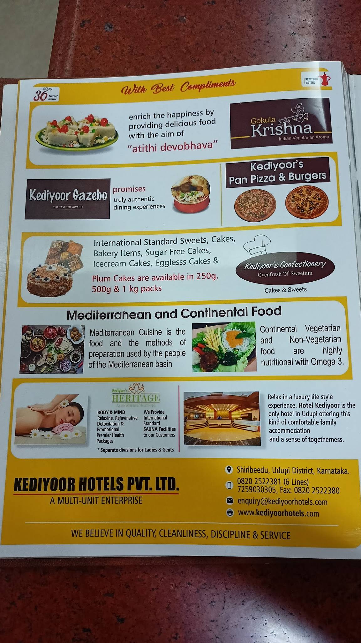 Menu at Gokul Krishna Veg Restaurant, Udupi