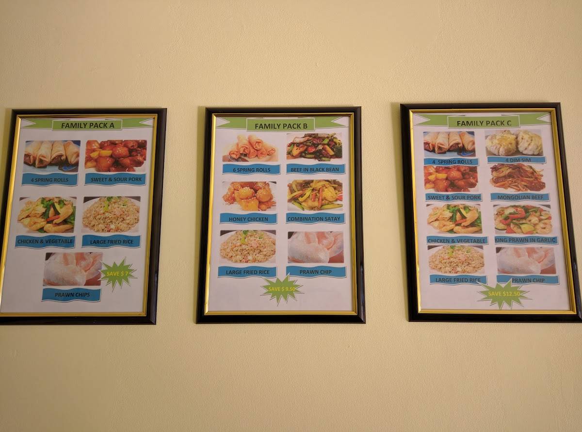 Menu at Golden Field Chinese Takeaway fast food, Beenleigh