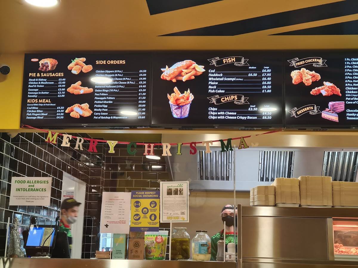 Menu at Gramo Fish & Chips fast food, Romsey