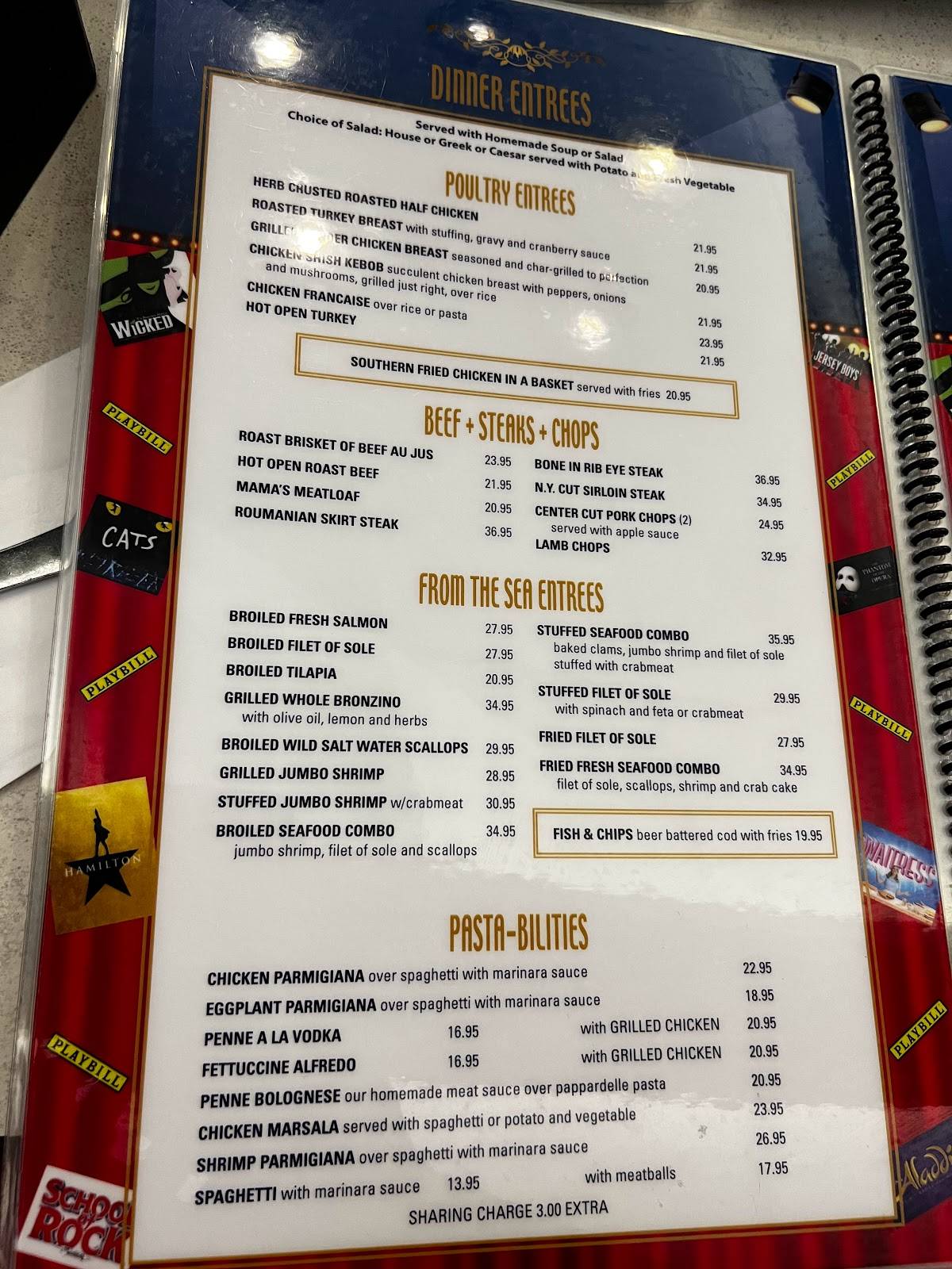 Menu at Grand Stage Diner pub & bar, East Meadow