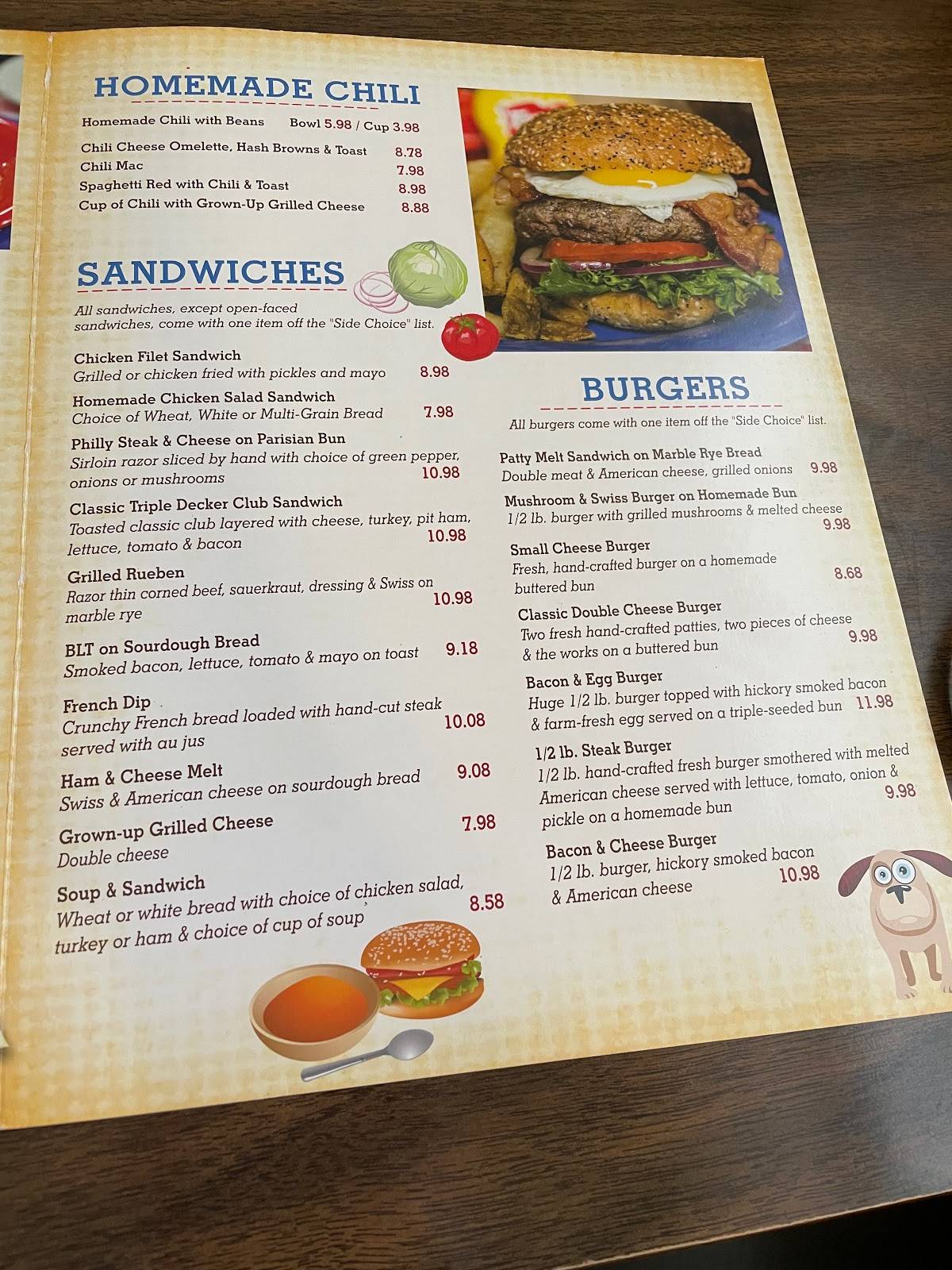 Menu at Granny Shaffer's Restaurant, Joplin, N Rangeline Rd