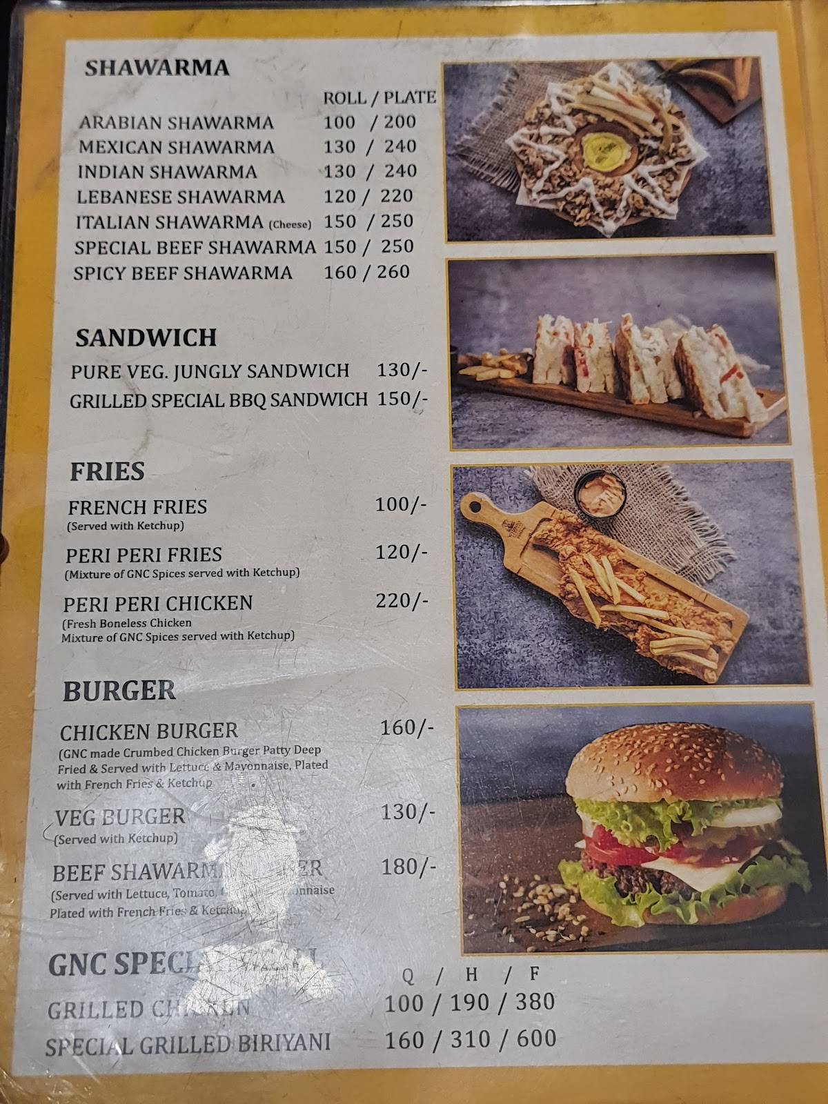 Menu at Grill N Chill Thrissur, Thrissur