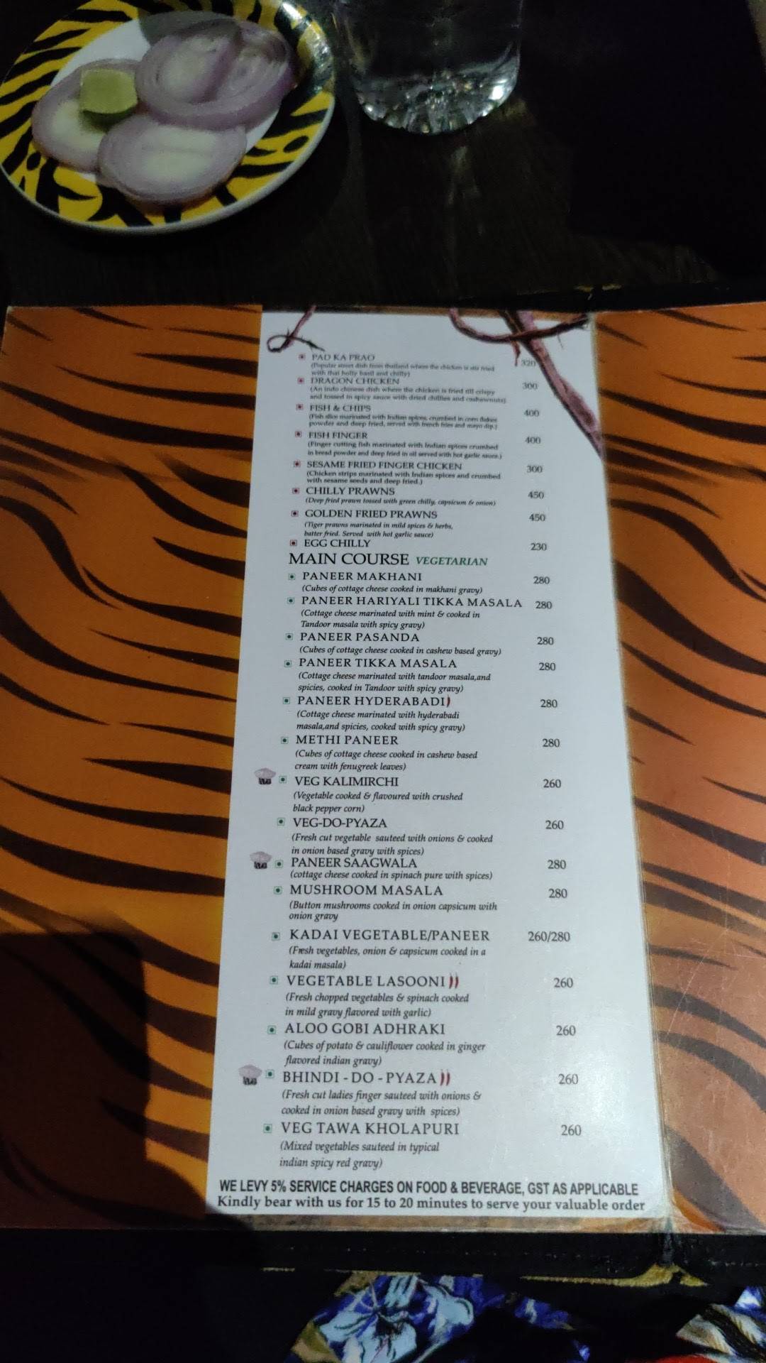 Menu at Gufha Restaurant, Tirupati, Tirupati