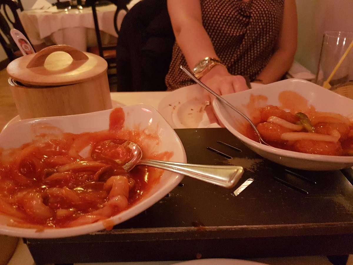 Menu at Mandarin restaurant, Helensburgh