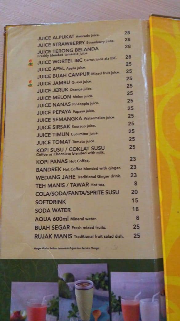 Carta del restaurante Ikan Bakar Cianjur - Gresik, Gresik