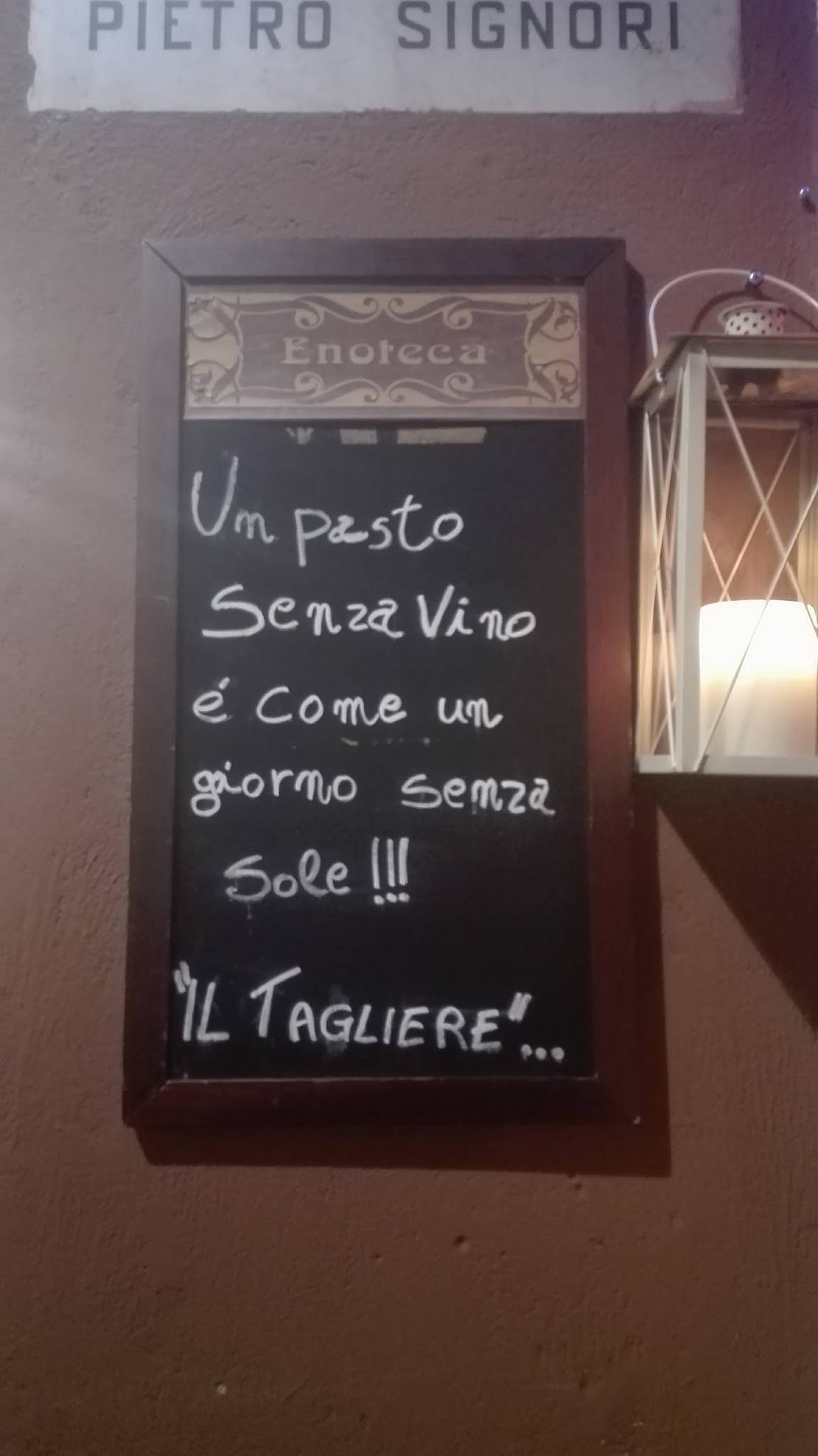 Menu da Il Tagliere ristorante, Desenzano del Garda, Via Annunciata
