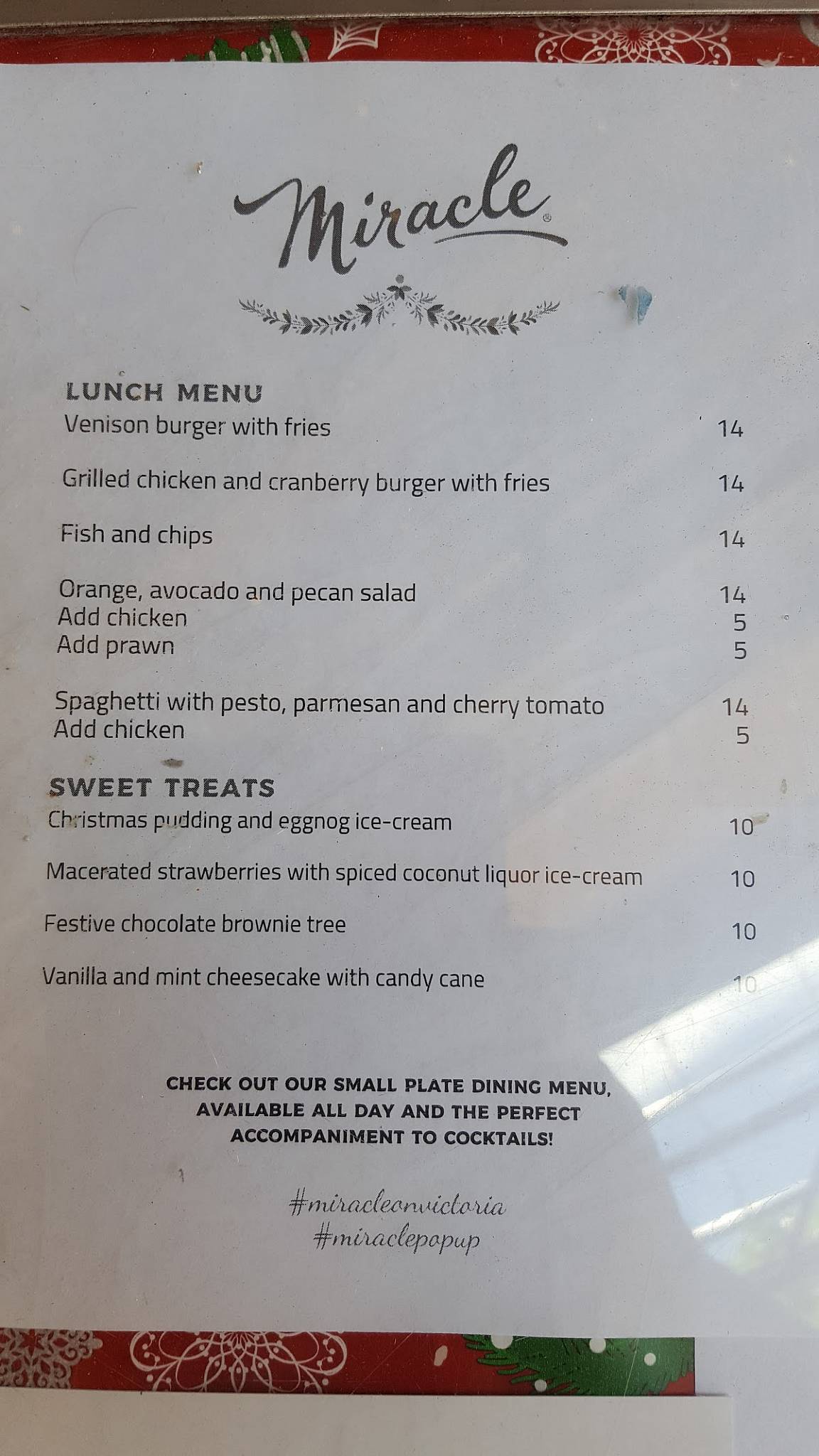 Carta de Jacz Sports Bar (Formerly THE QUADRANT ), Hamilton