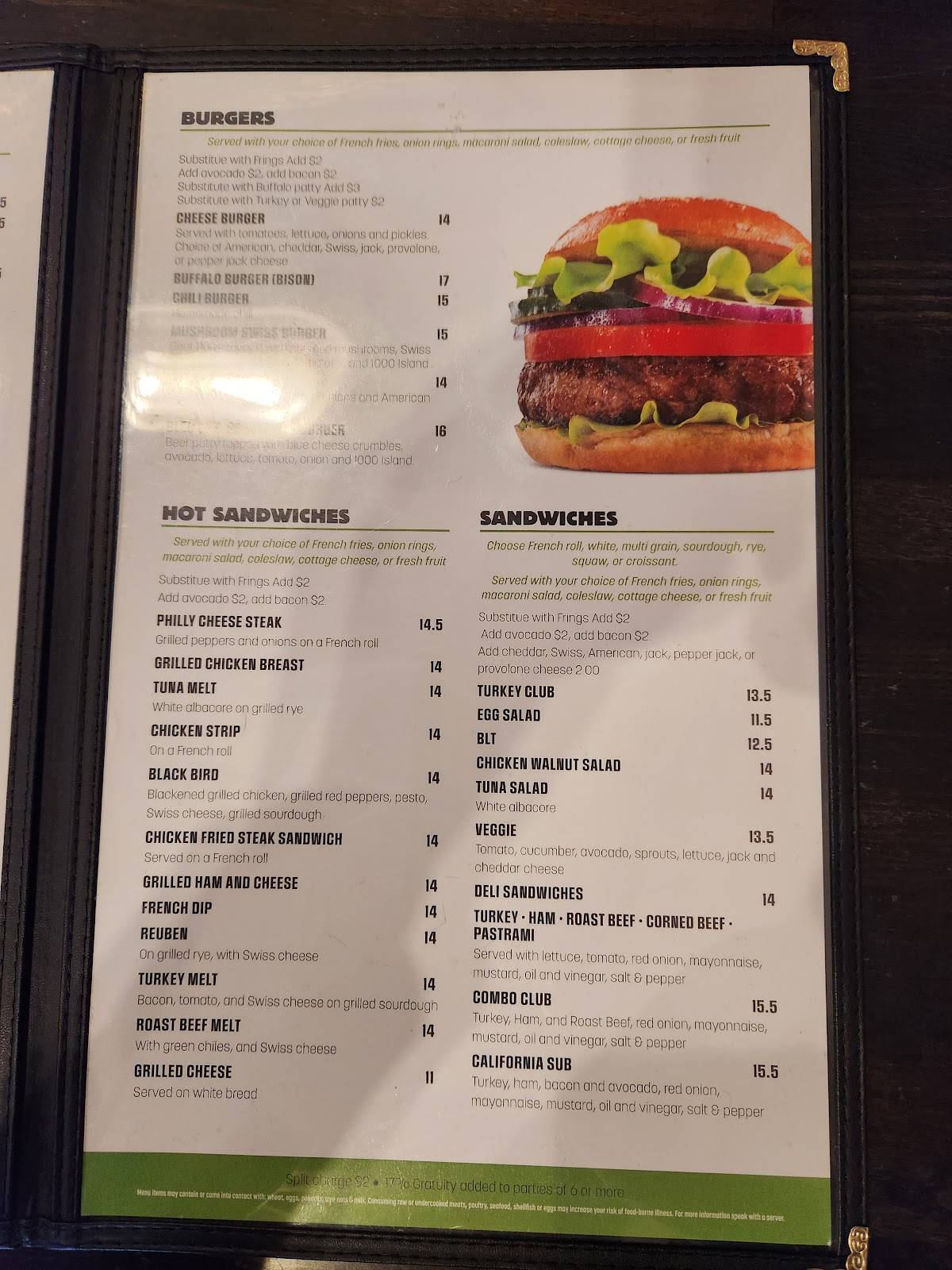 Menu at Janet's Cafe and Deli, Santee, Carlton Hills Blvd