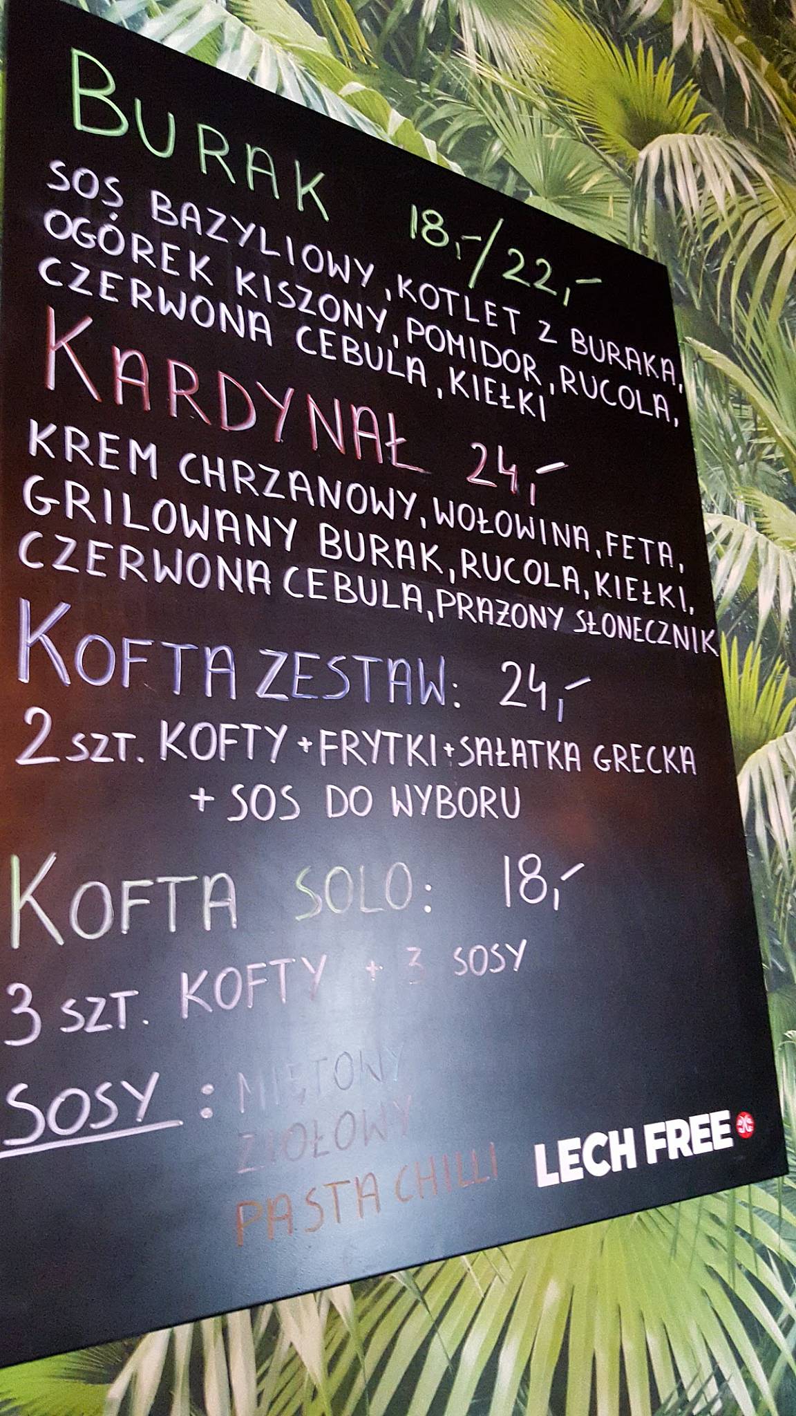 Menu at Jungle Bistro & Pub, Nowa Ruda
