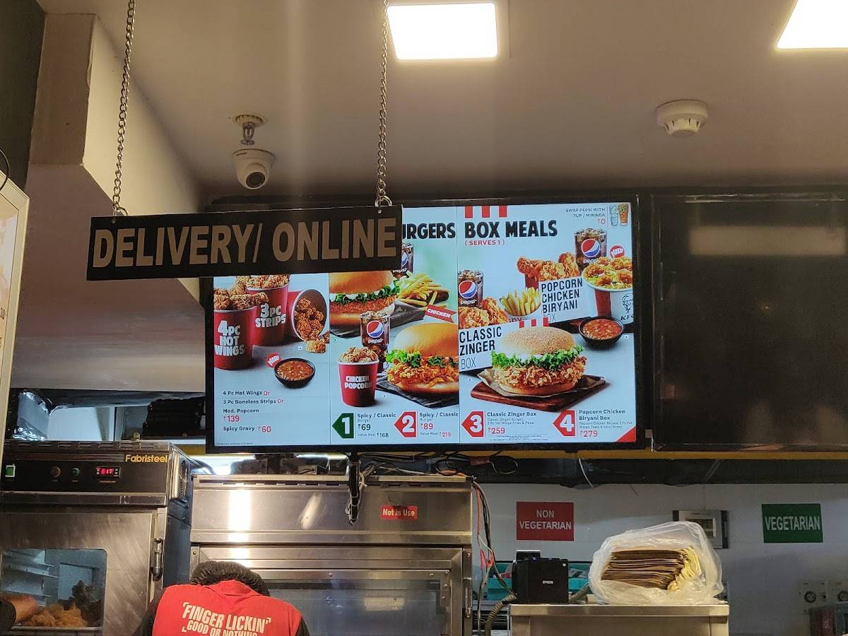 Menu at KFC, Thiruvalla, No 10 & 11
