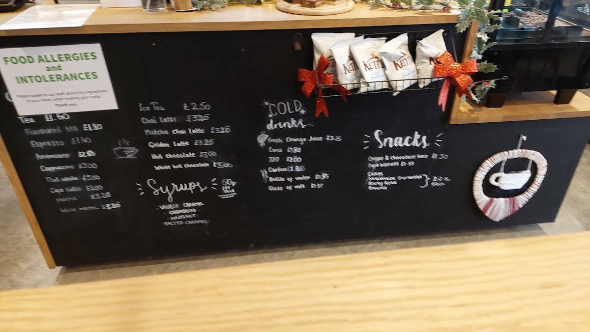 Menu at Kesgrave Kitchen cafe, Ipswich