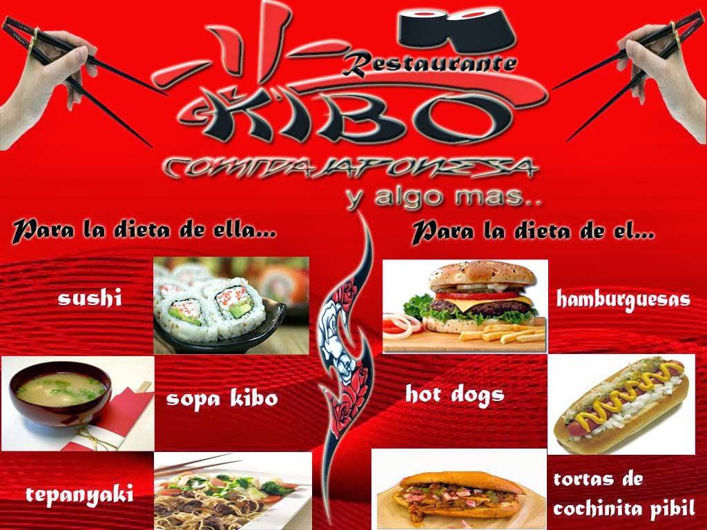 Menu at Kibo restaurant, Ojo de Agua