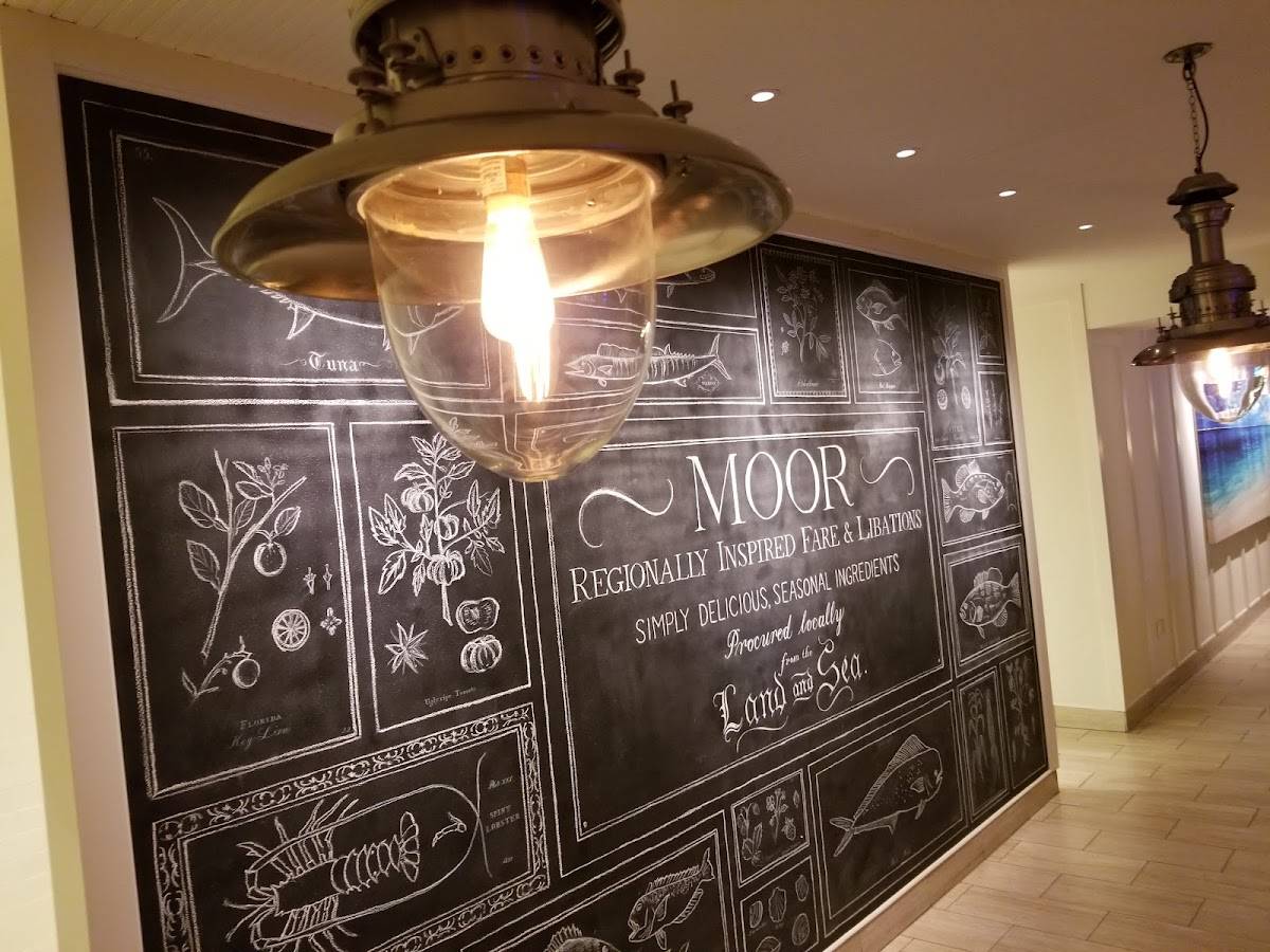 Menu at MOOR restaurant, Kissimmee