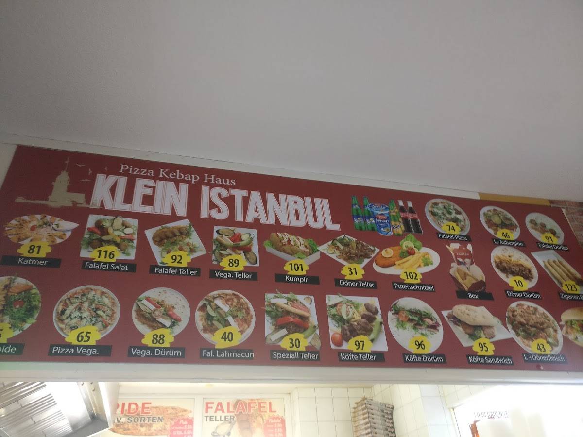 Speisekarte von Klein Istanbul Pizza & Kebabhaus, Darmstadt