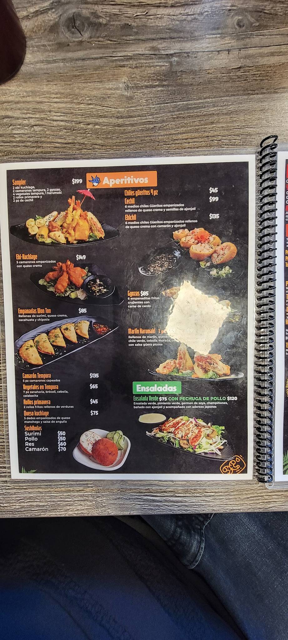Menu at Kotori - Plaza San Pedro restaurant, Mexicali