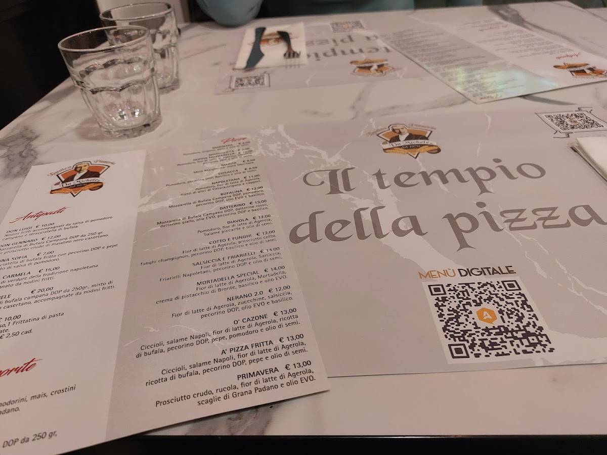 Menu da L’Antica Pizzeria da Michele Tuscolana, Roma