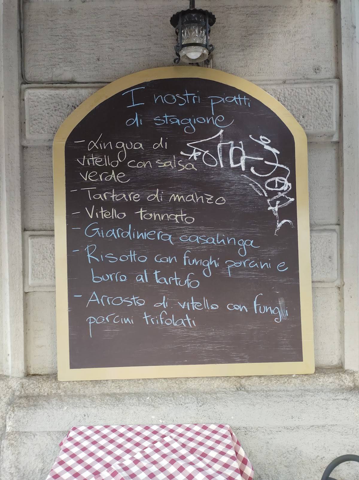 Menu da La Piola ristorante, Milano, Viale Abruzzi