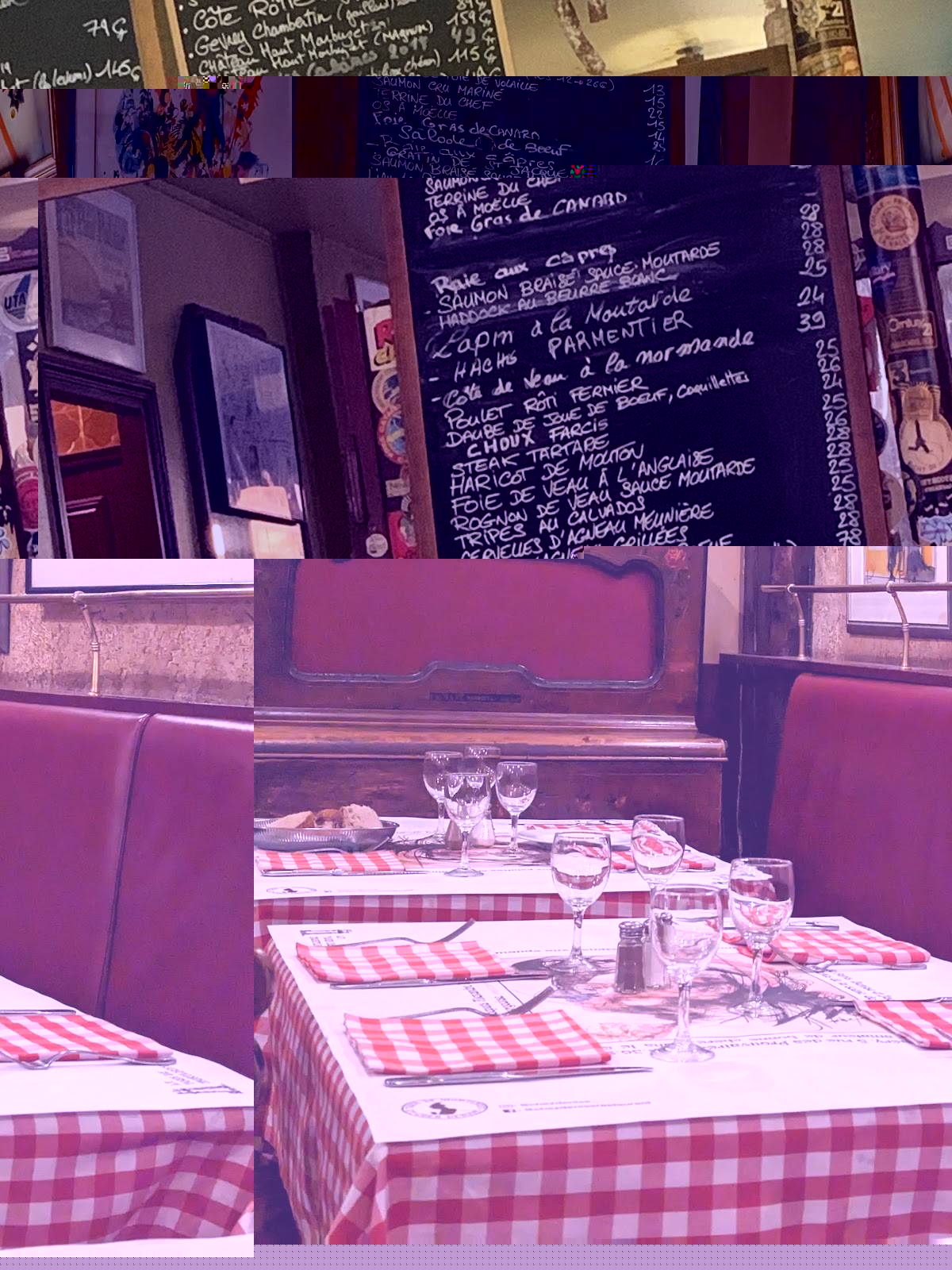 Menu at La Tour Montlhéry - Chez Denise restaurant, Paris, 5 Rue des ...