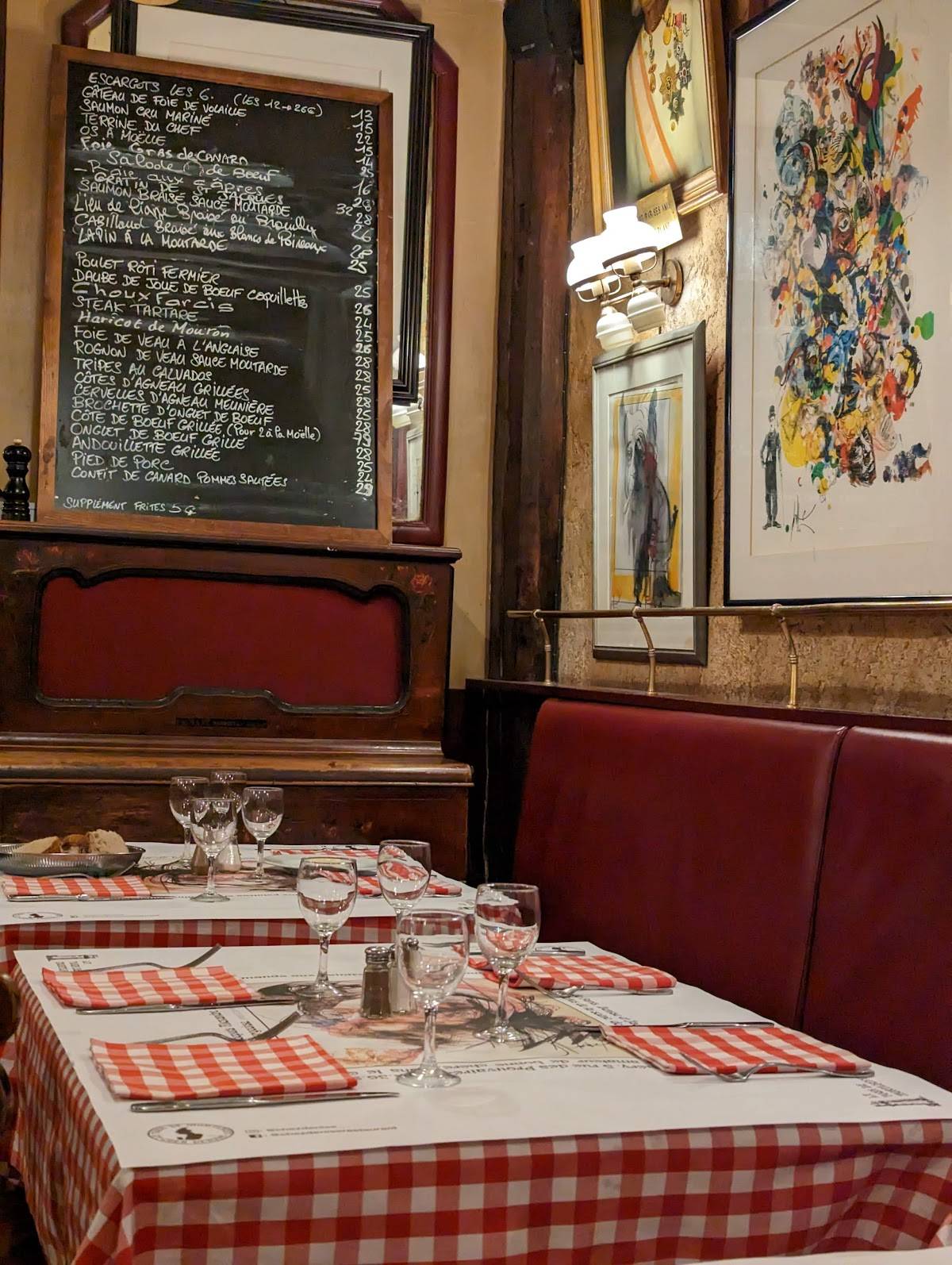 Menu at La Tour Montlhéry - Chez Denise restaurant, Paris, 5 Rue des ...