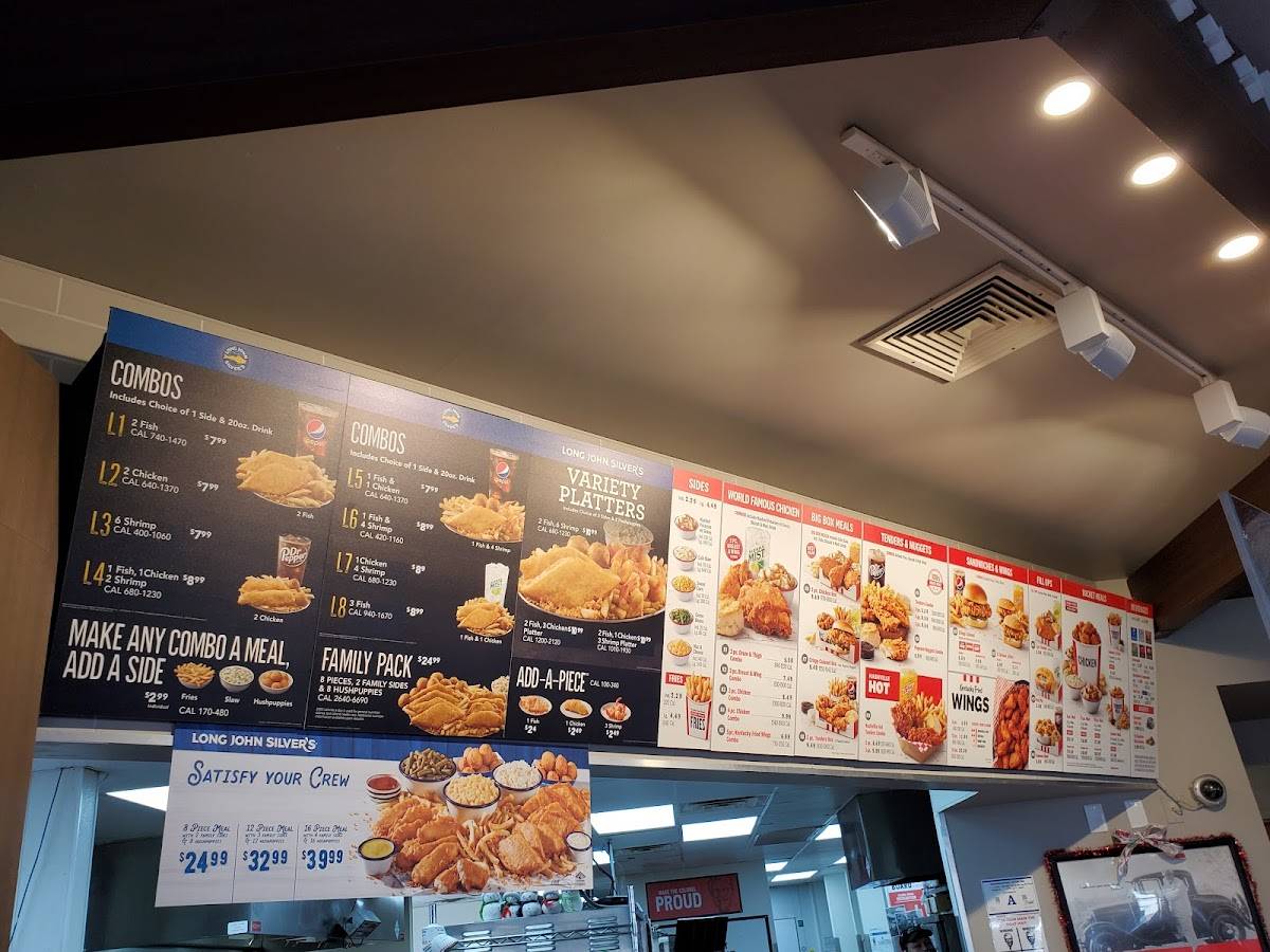 Menu at KFC fast food, Las Vegas, S Fort Apache Rd