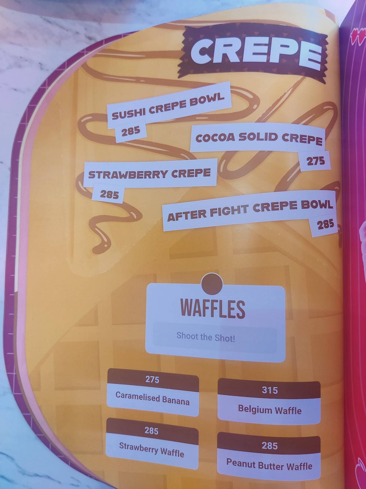 Menu at Lavesta Pink Cafe, Kozhikode