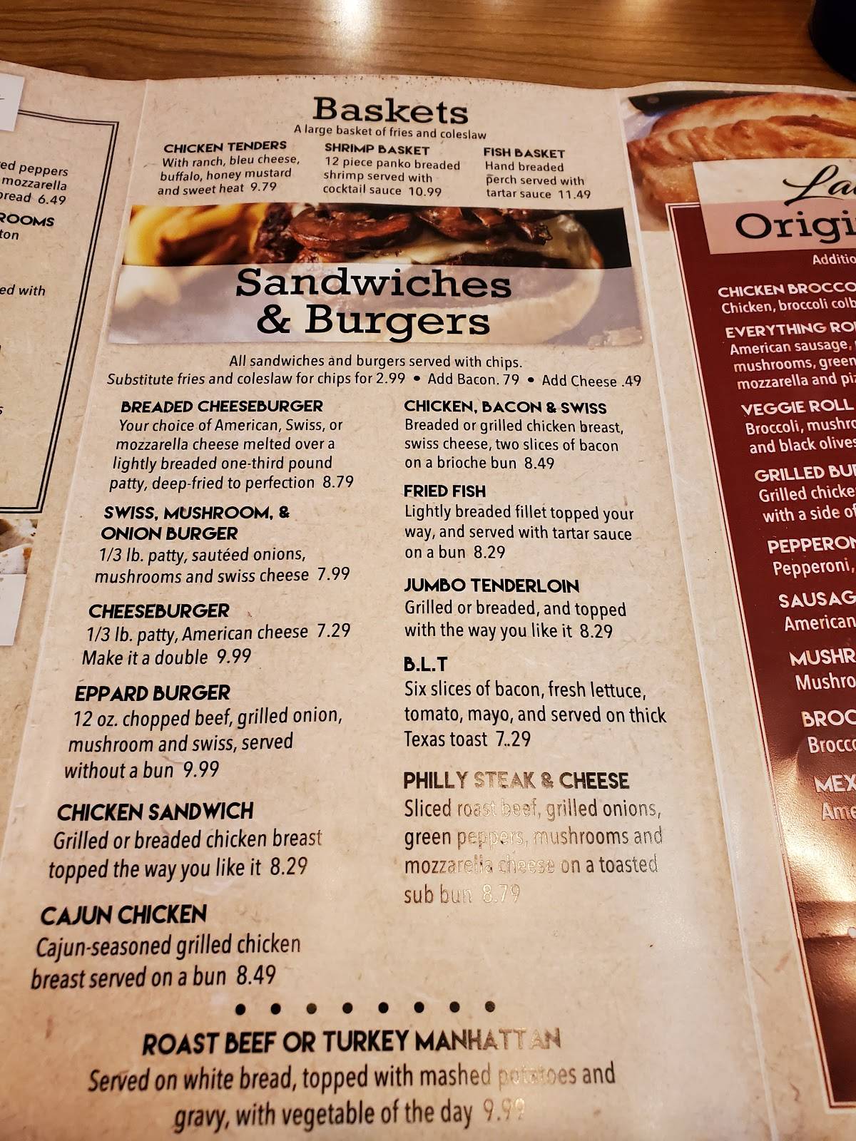 Menu at Laycoff's Tavern pub & bar, Fort Wayne