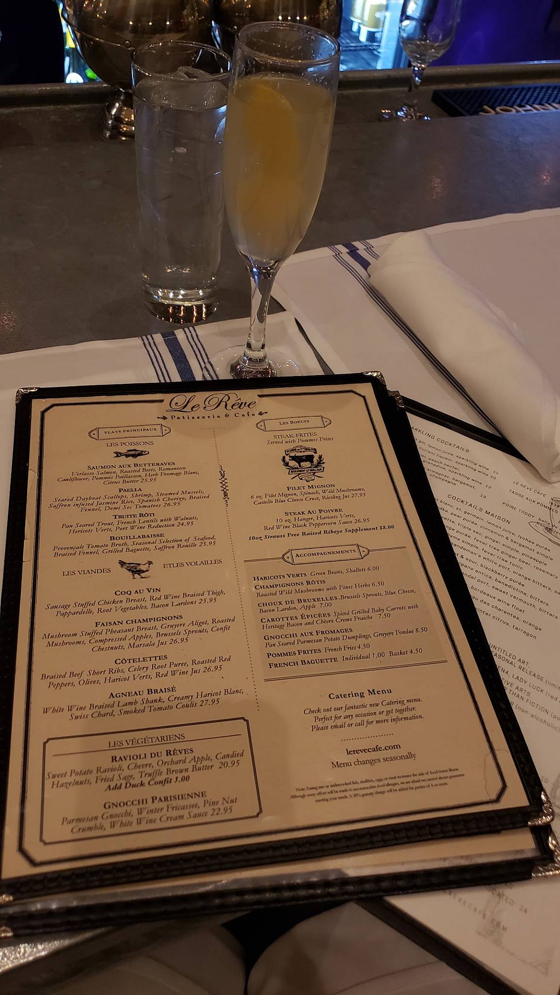 Menu at Le Reve Pâtisserie & Café cafe, Wauwatosa