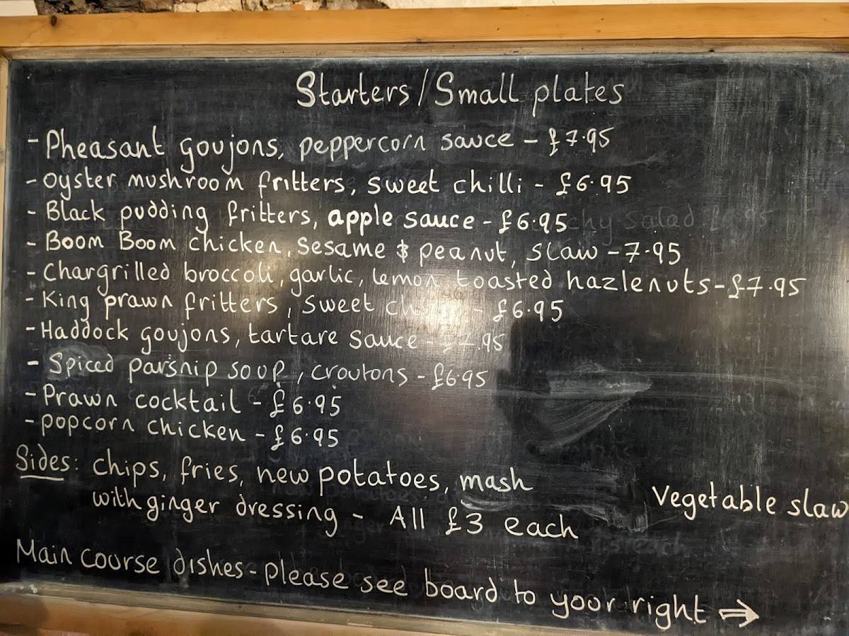 Menu at The Jolly Farmer Inn pub & bar, Leavening