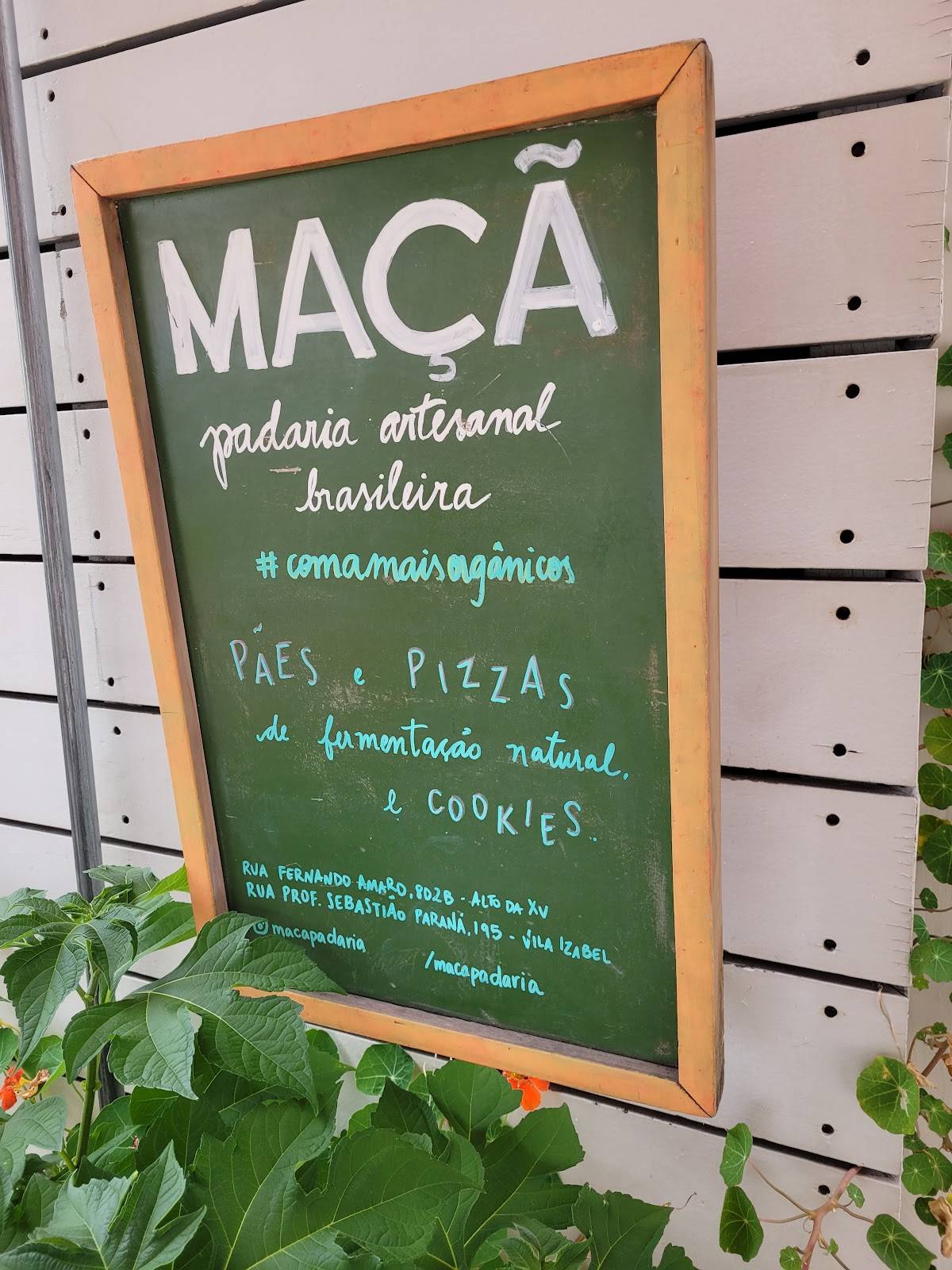 Menu em Maçã Padaria Artesanal, Curitiba, R. Prof. Sebastião Paraná
