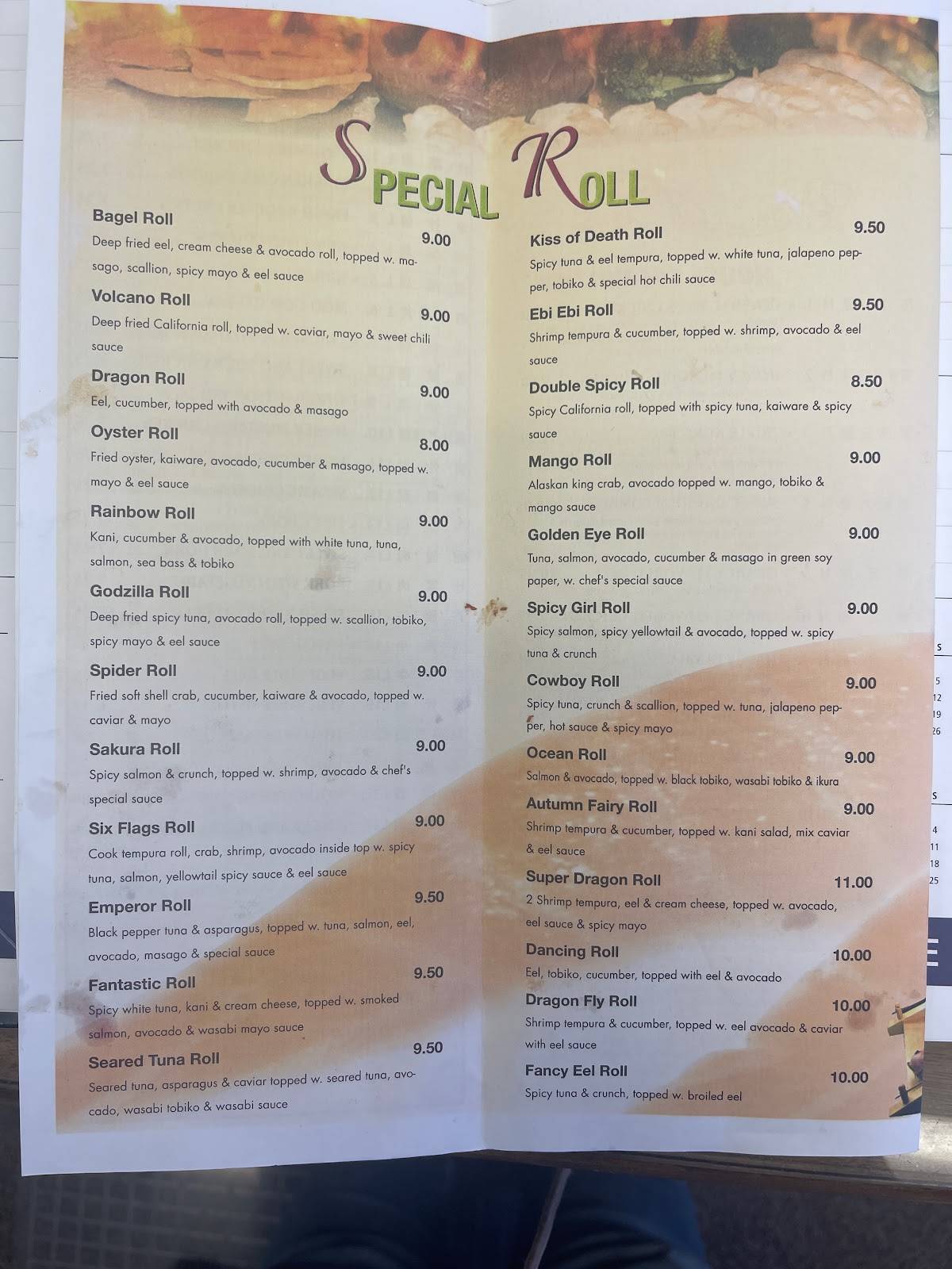 Menu at Great Wall Buffet restaurant, Malvern