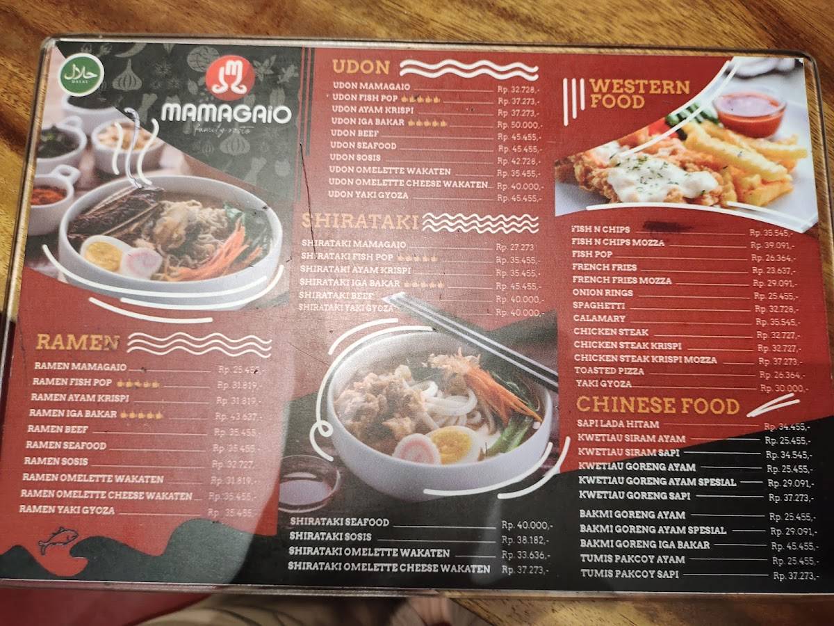 Carta del restaurante Mamagaio Resto, Bekasi, Jl. Celebration Boulevard ...