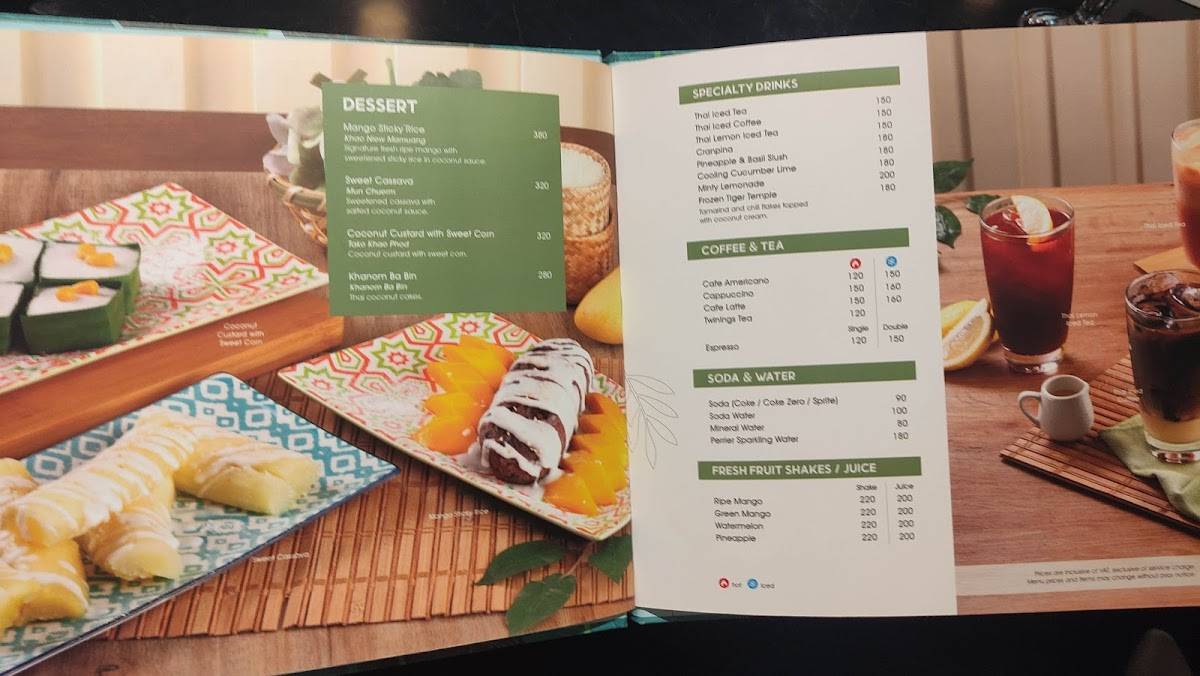 Menu at Mango Tree Cafe Trinoma, Quezon City, 3rd Level