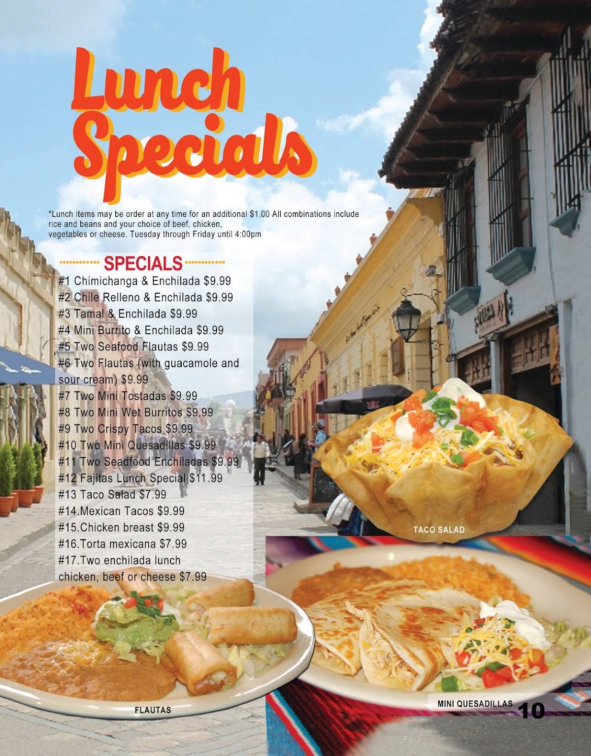Menu at Maya Mexican Grill and Bar, Wyoming, 28th St SW